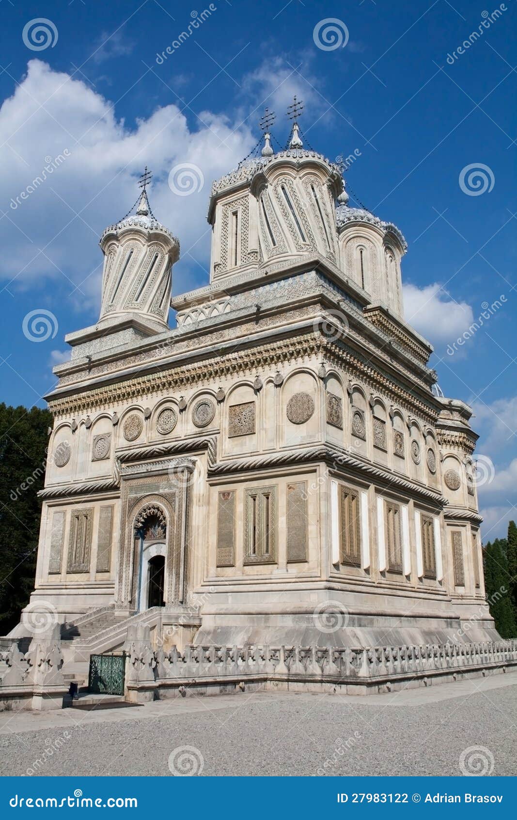 Orthodox Christian Monastery Stock Photo - Image of towers, unique ...