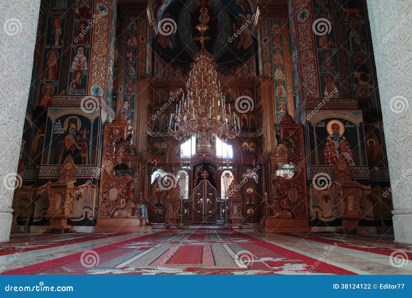 Orthodox Christian Monastery Stock Photo - Image of architecture, retro ...
