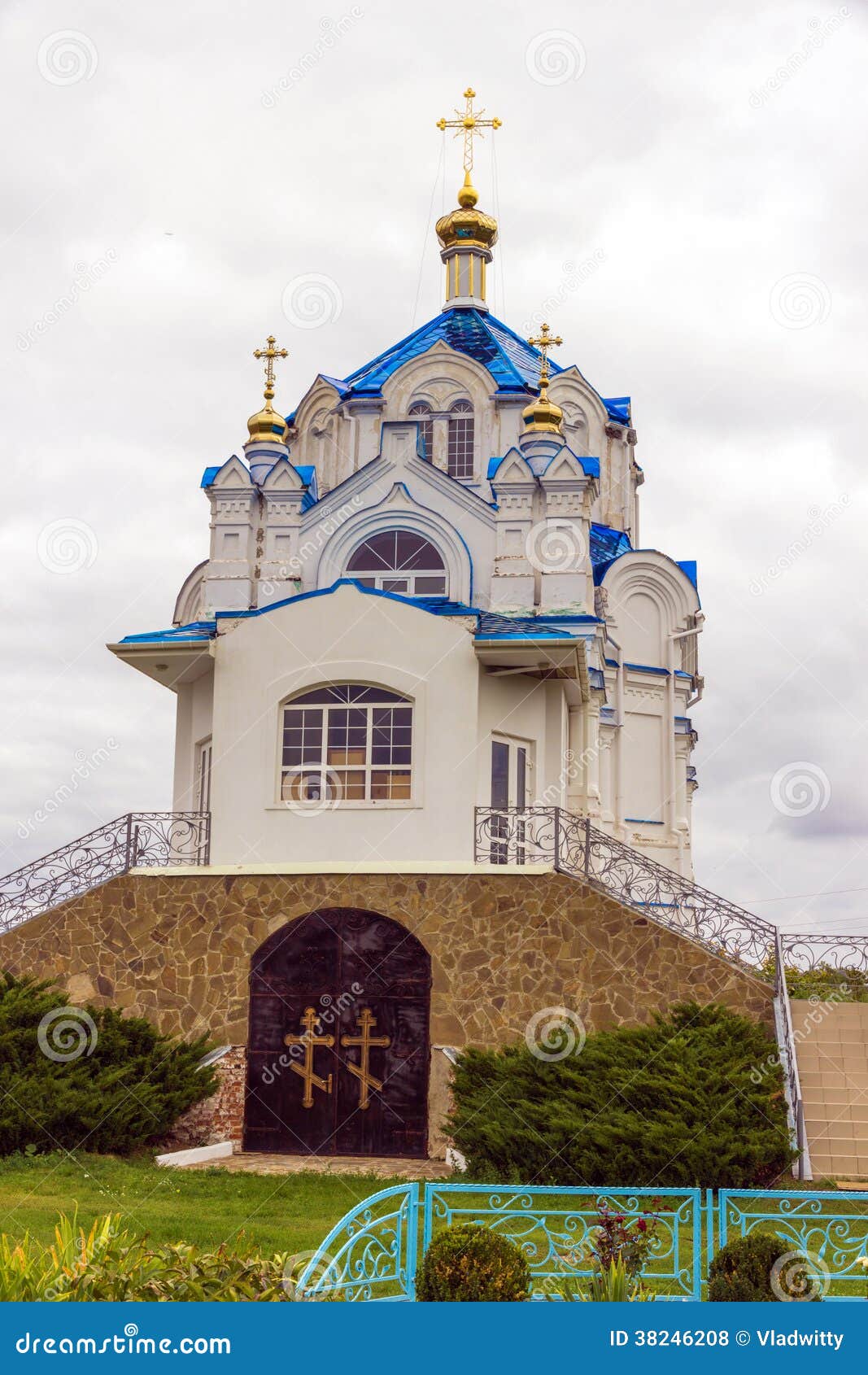 Orthodox Christian Monastery Stock Photo - Image of landmark, monastery ...