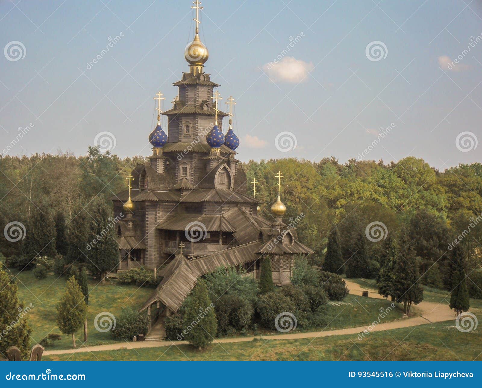 Orthodox Church stock photo. Image of orthodox, forest - 93545516