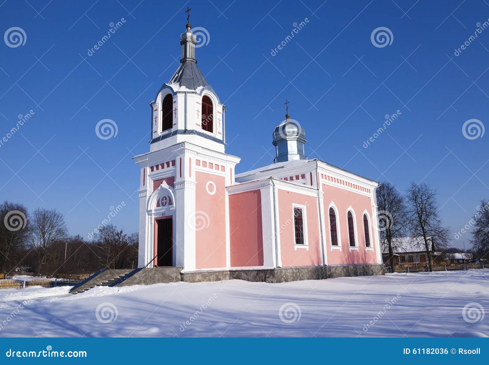 Orthodox Church . Belarus stock photo. Image of landscape - 61182036