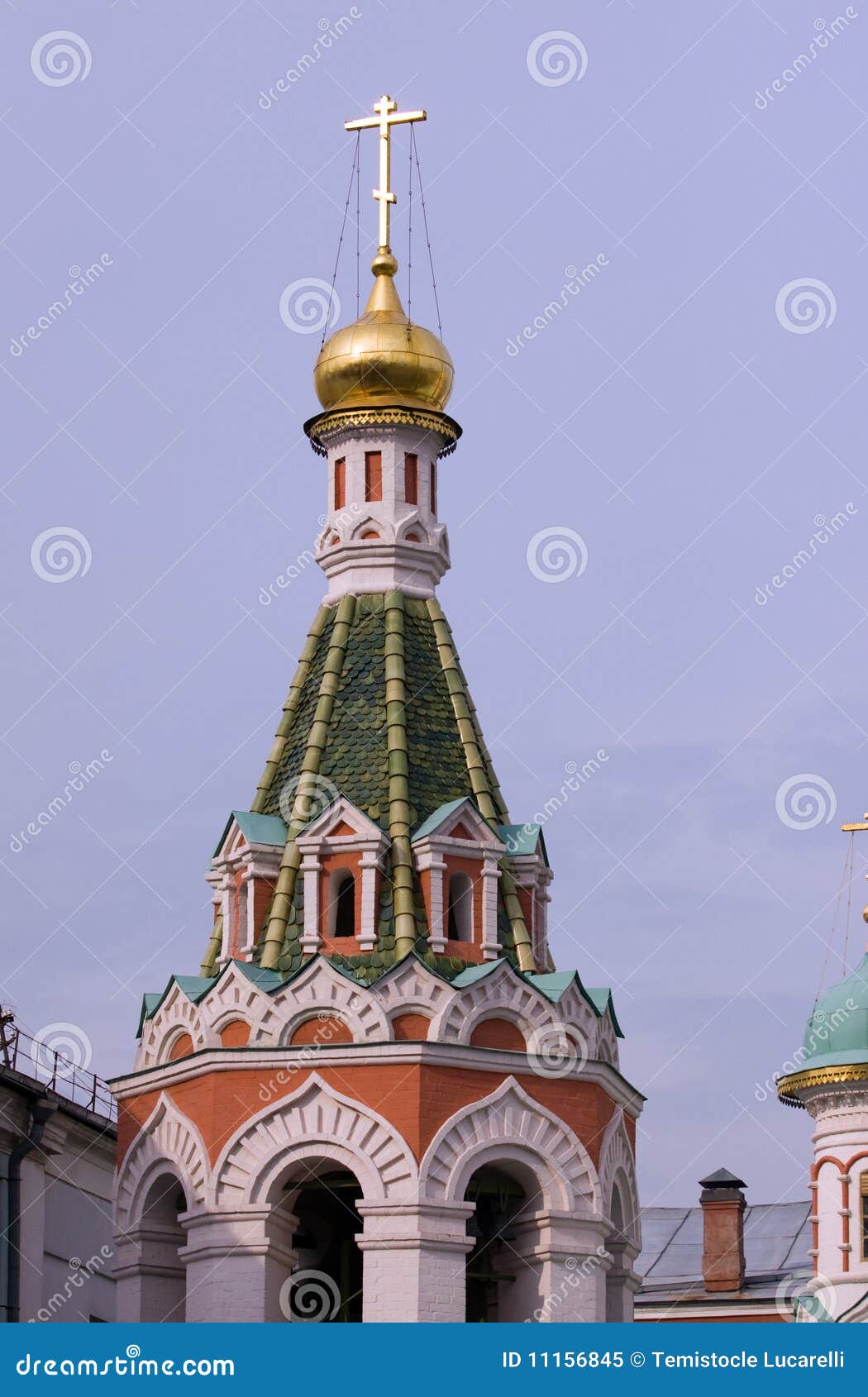 Orthodox church dome stock image. Image of gold, cathedral - 11156845