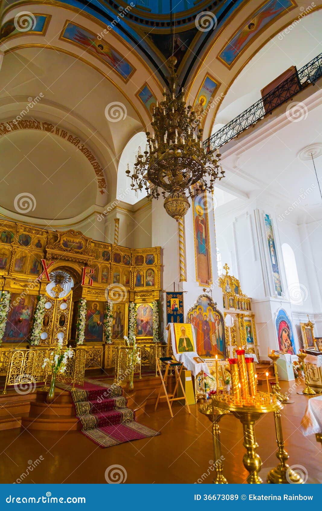 Orthodox church inside stock image. Image of cathedral - 36673089