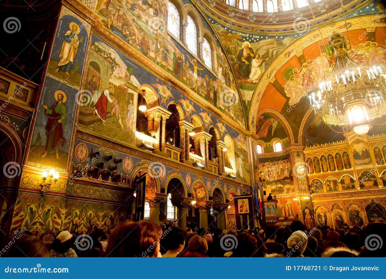 Orthodox church interior editorial photo. Image of european - 17760721