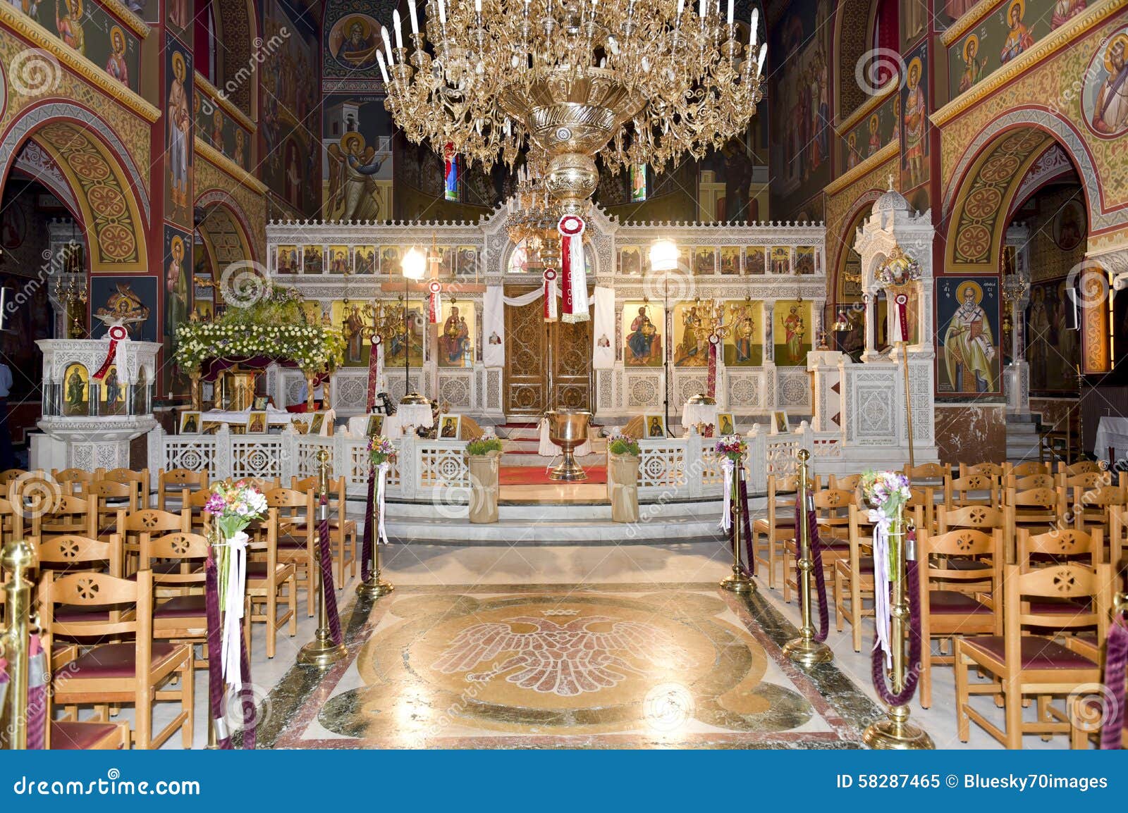 Orthodox church interior stock image. Image of istanbul - 58287465