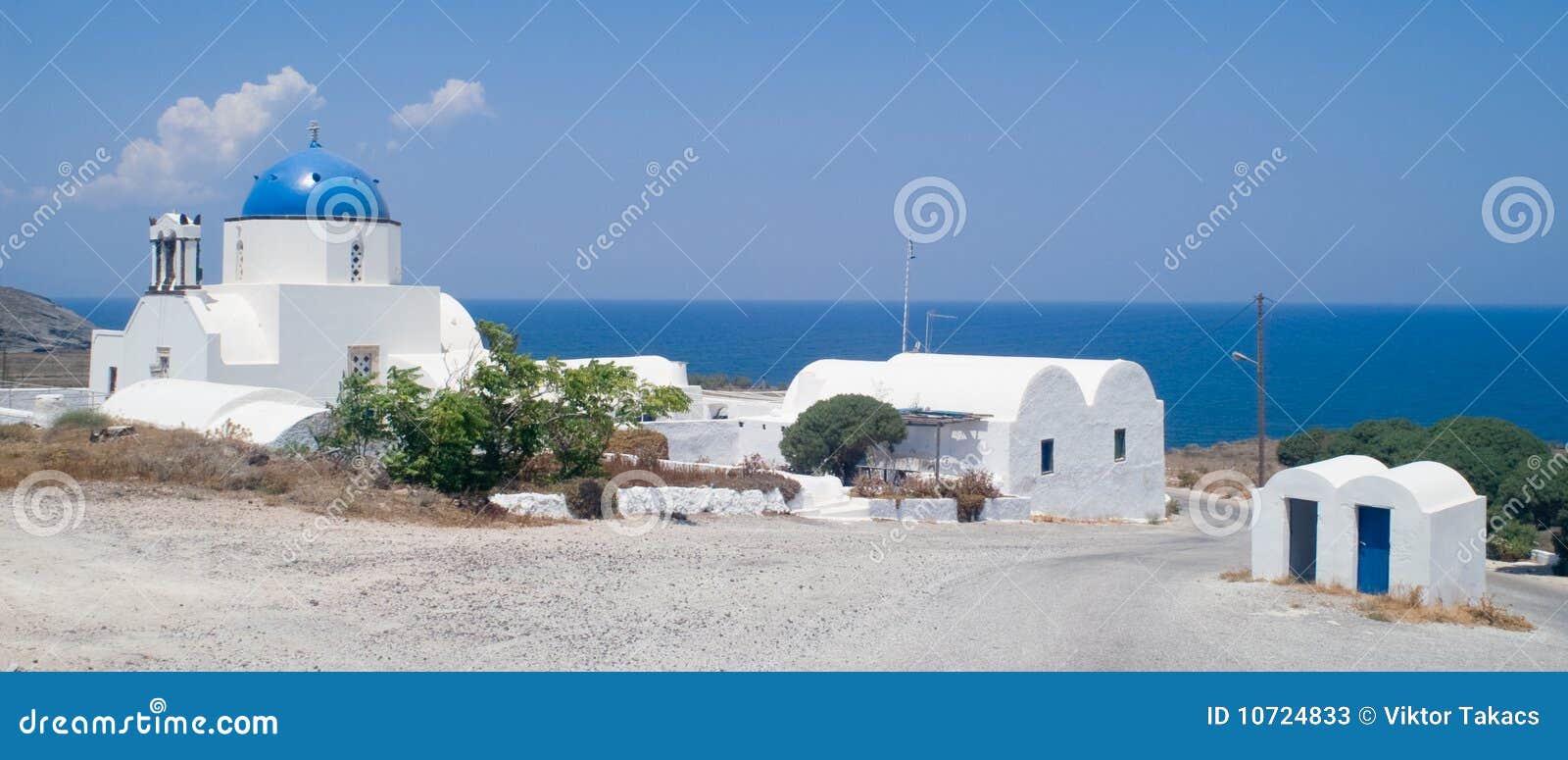 Orthodox church, kyklades stock image. Image of white - 10724833