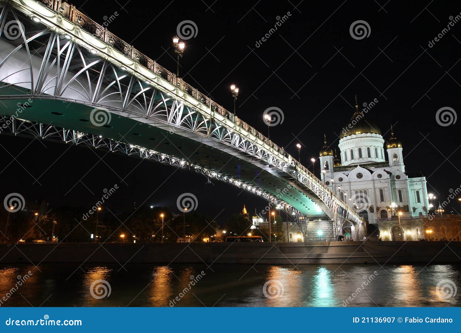 Orthodox church by night stock image. Image of street - 21136907