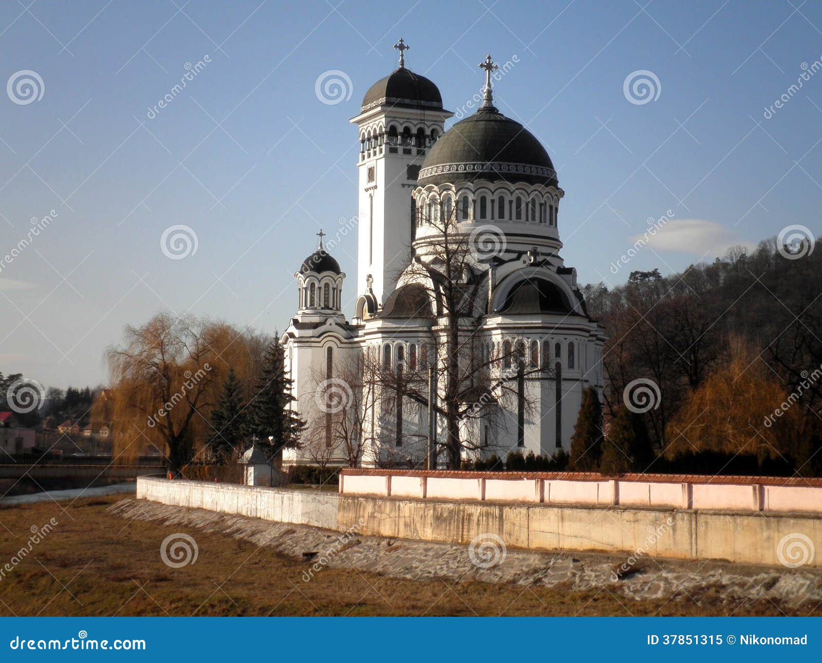 Orthodox Church in Romania stock image. Image of wall - 37851315