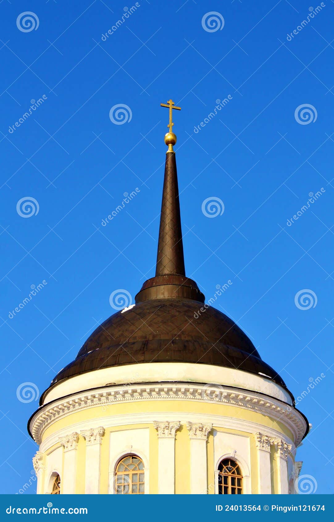 Orthodox Church in Sun Light Stock Photo - Image of magnificent, russia ...