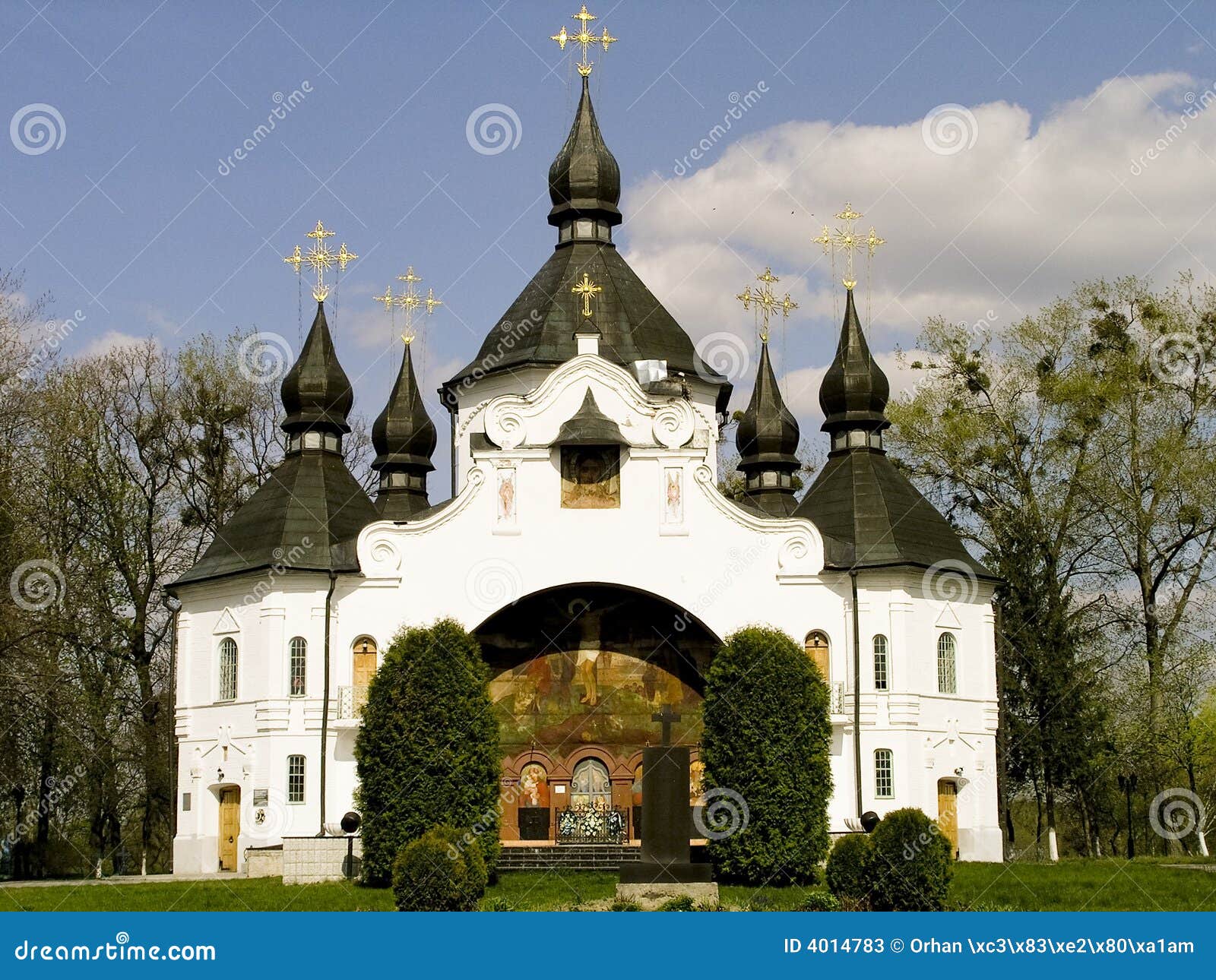 Orthodox church in Ukraine stock image. Image of temple - 4014783