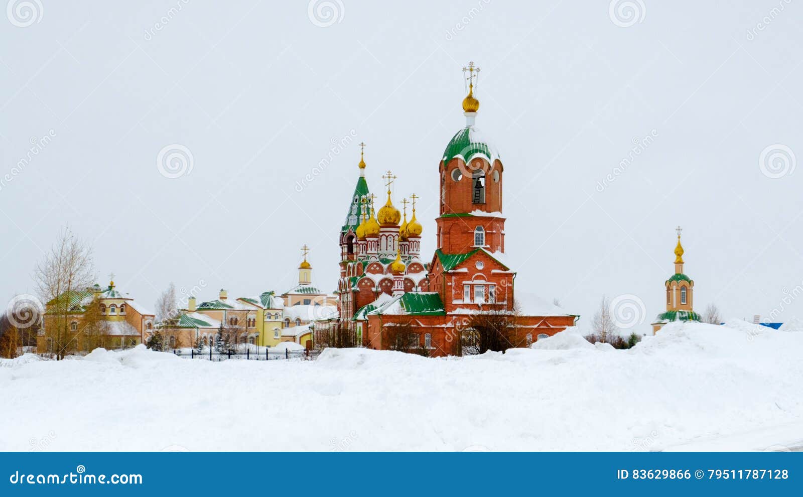 Orthodox Church in Winter Russia Stock Photo - Image of culture, church ...