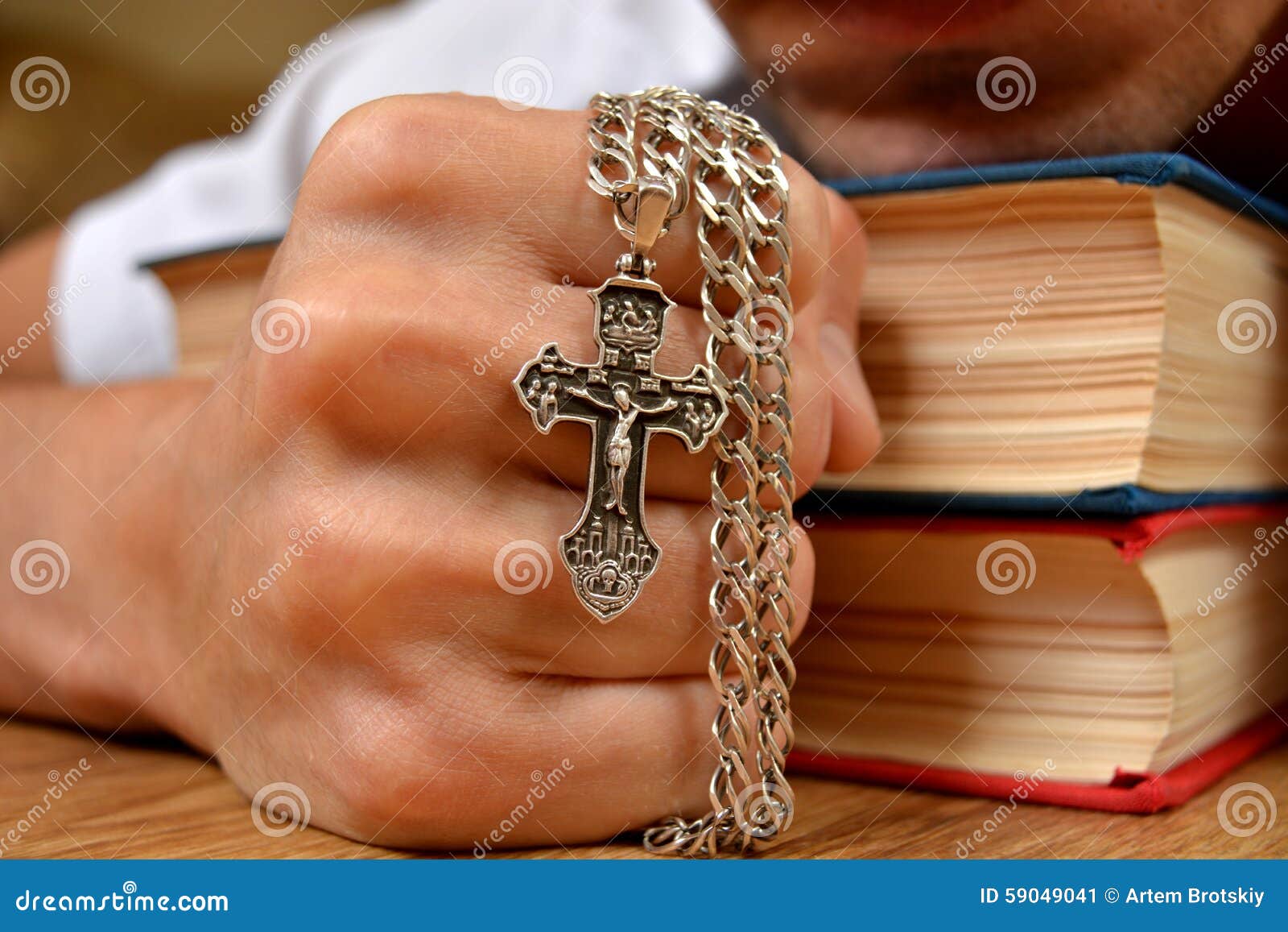 Orthodox cross stock image. Image of spirit, clenched - 59049041