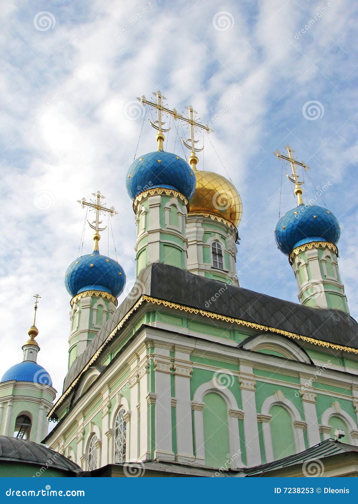 Orthodox domes stock image. Image of religion, church - 7238253