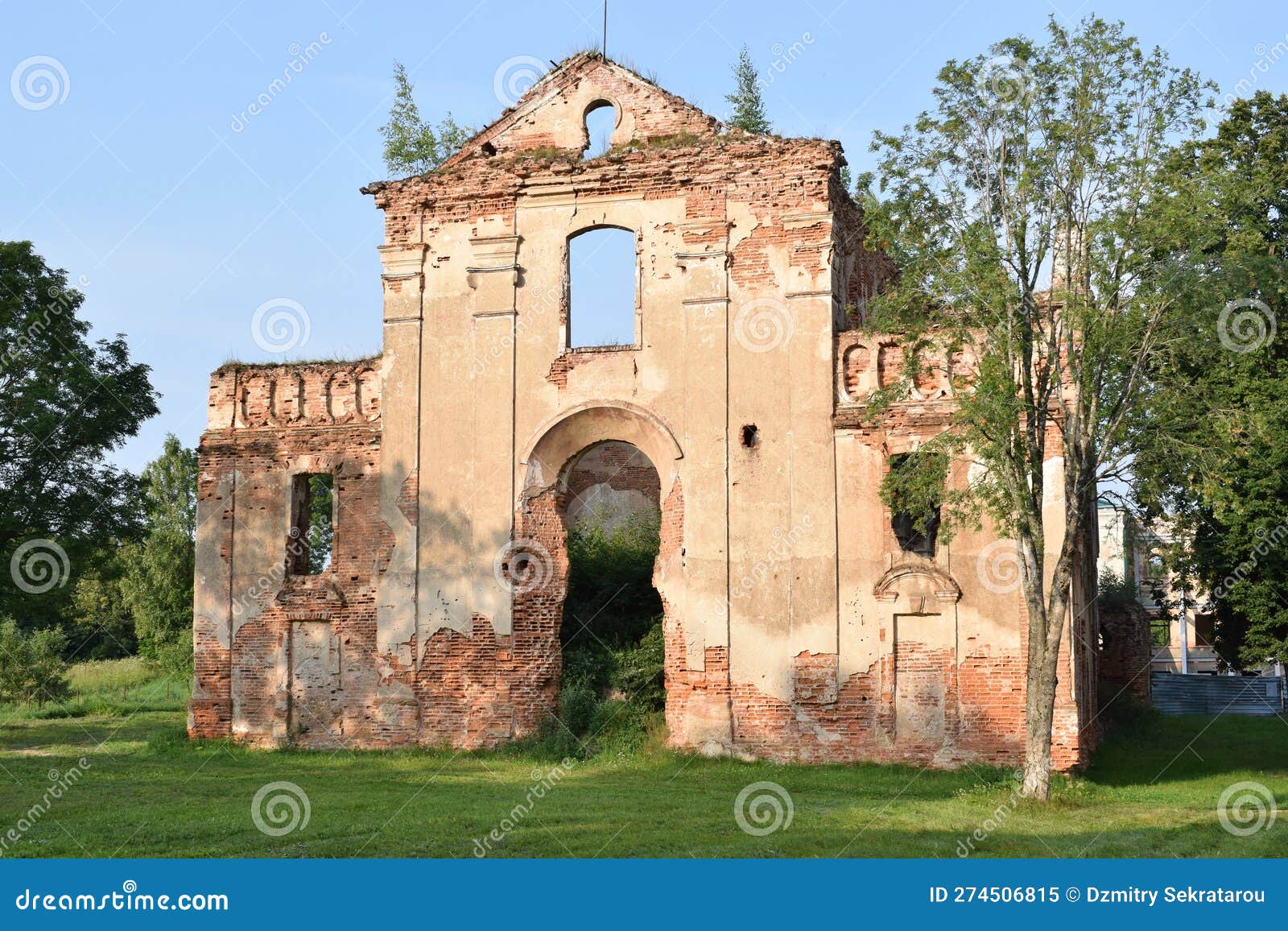 Orthodox Holy Assumption Monastery. Building Requiring Restoration ...