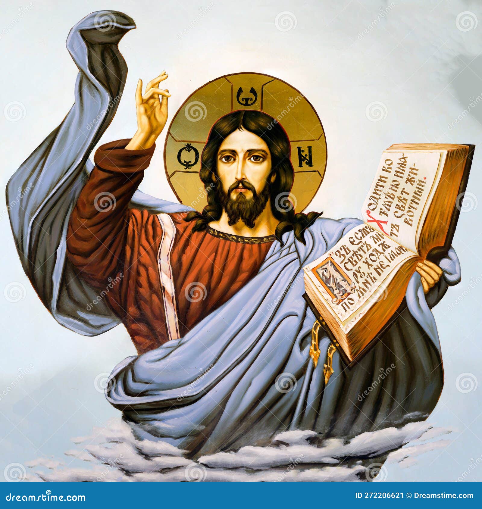 Orthodox Icon of Jesus Christ. Lord Almighty Editorial Photo - Image of ...