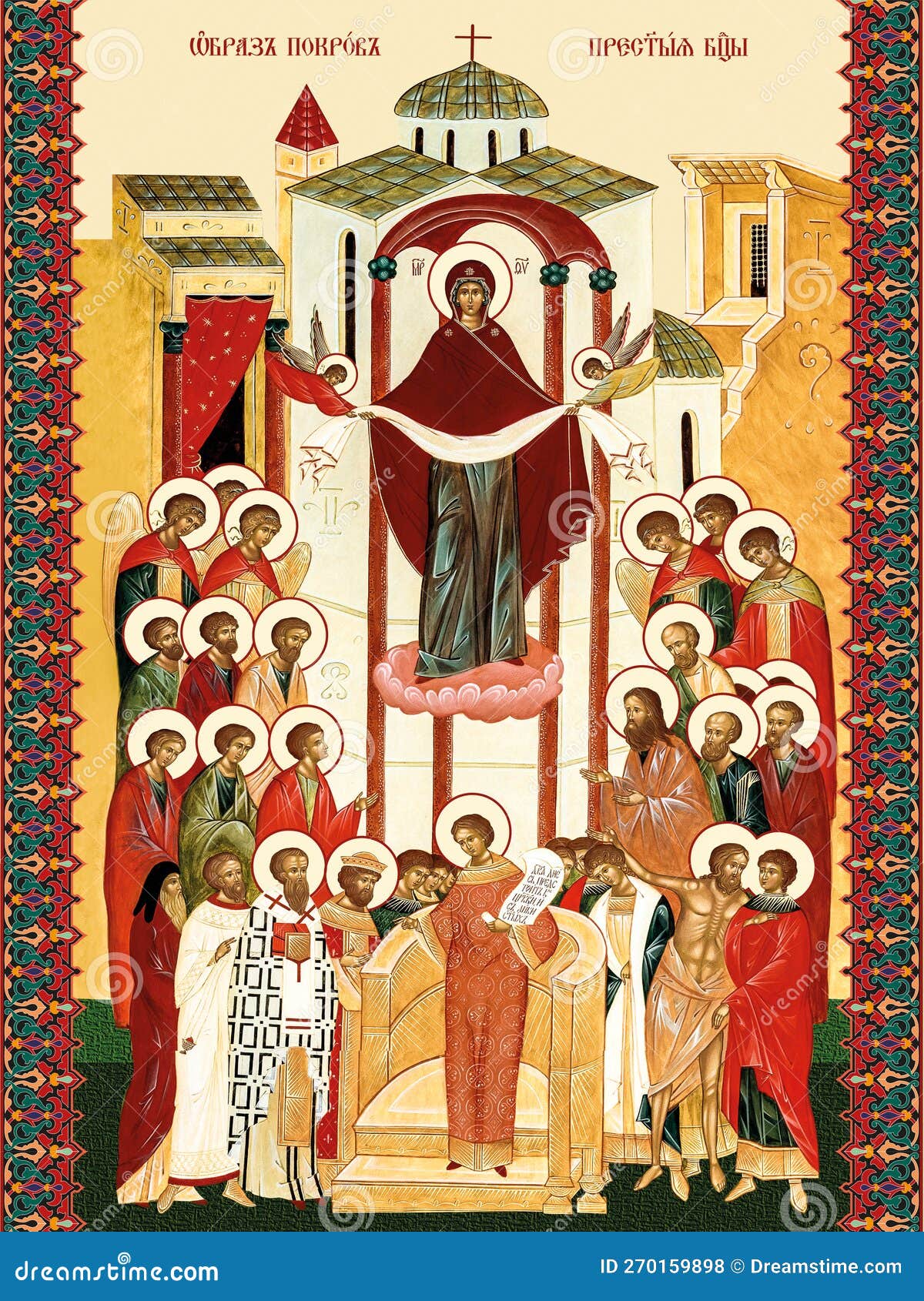 Orthodox Icon of the Mother of God Editorial Stock Photo - Image of ...