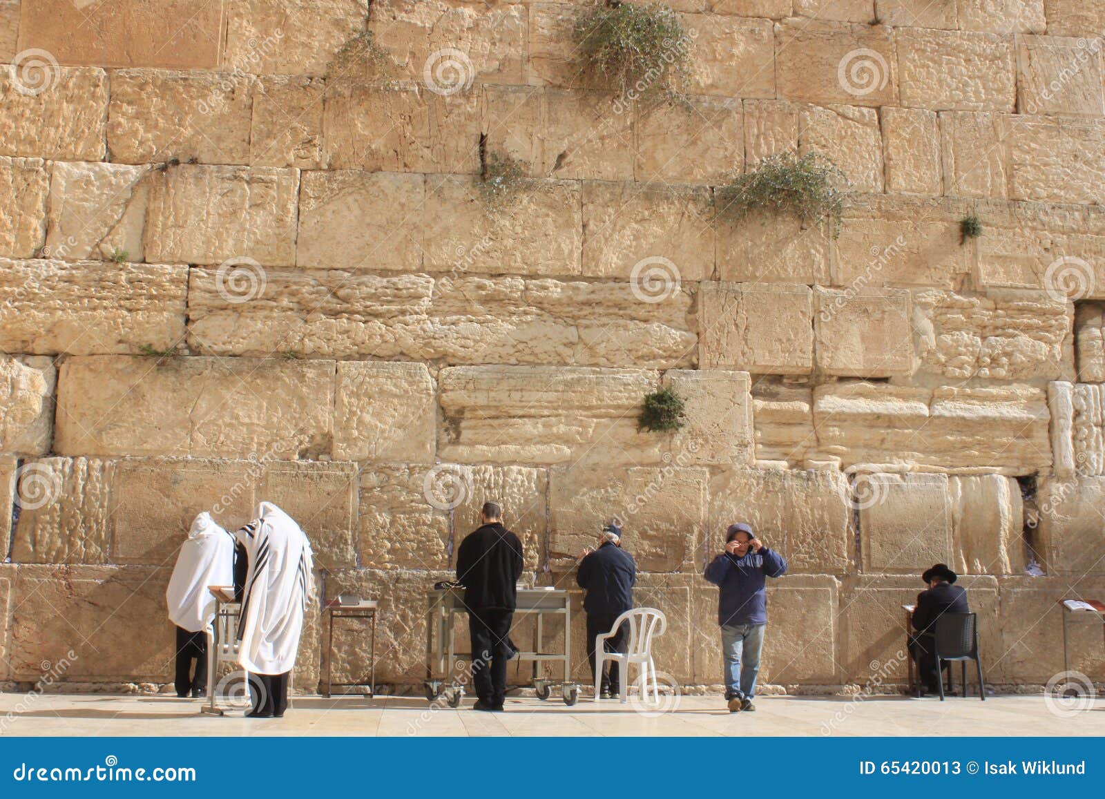 Orthodox Jews Praying at the West Wall Editorial Stock Photo - Image of ...