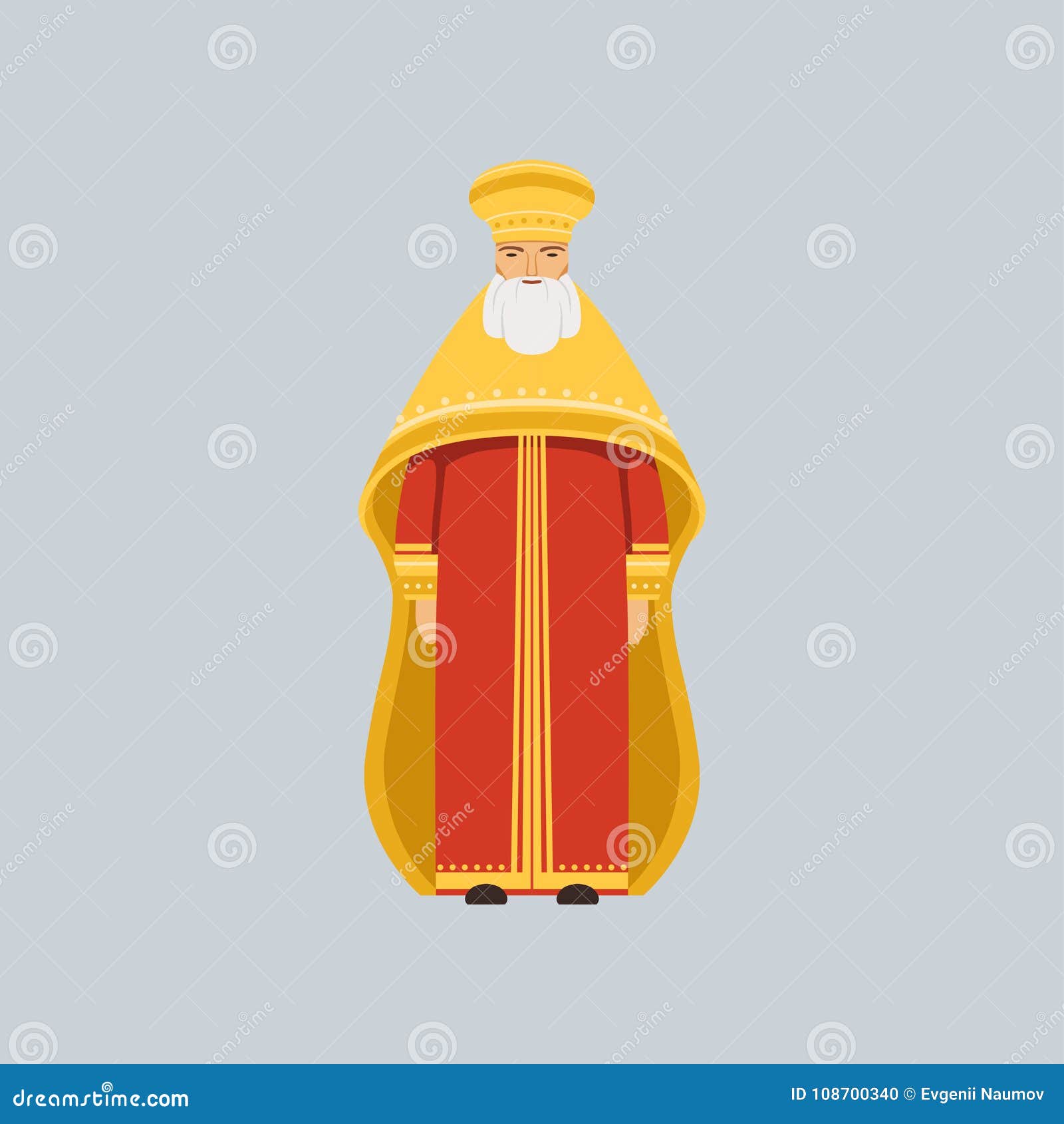 Orthodox Metropolitan in Red Soutane, Representative of Religious ...