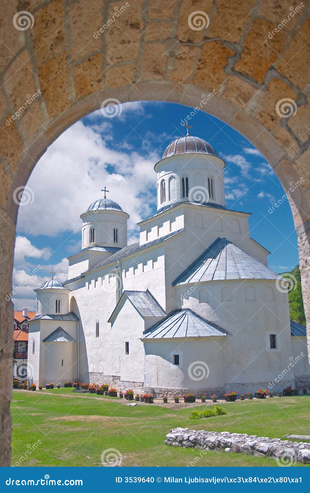 Orthodox Monastery stock photo. Image of mileseva, archbishop - 3539640