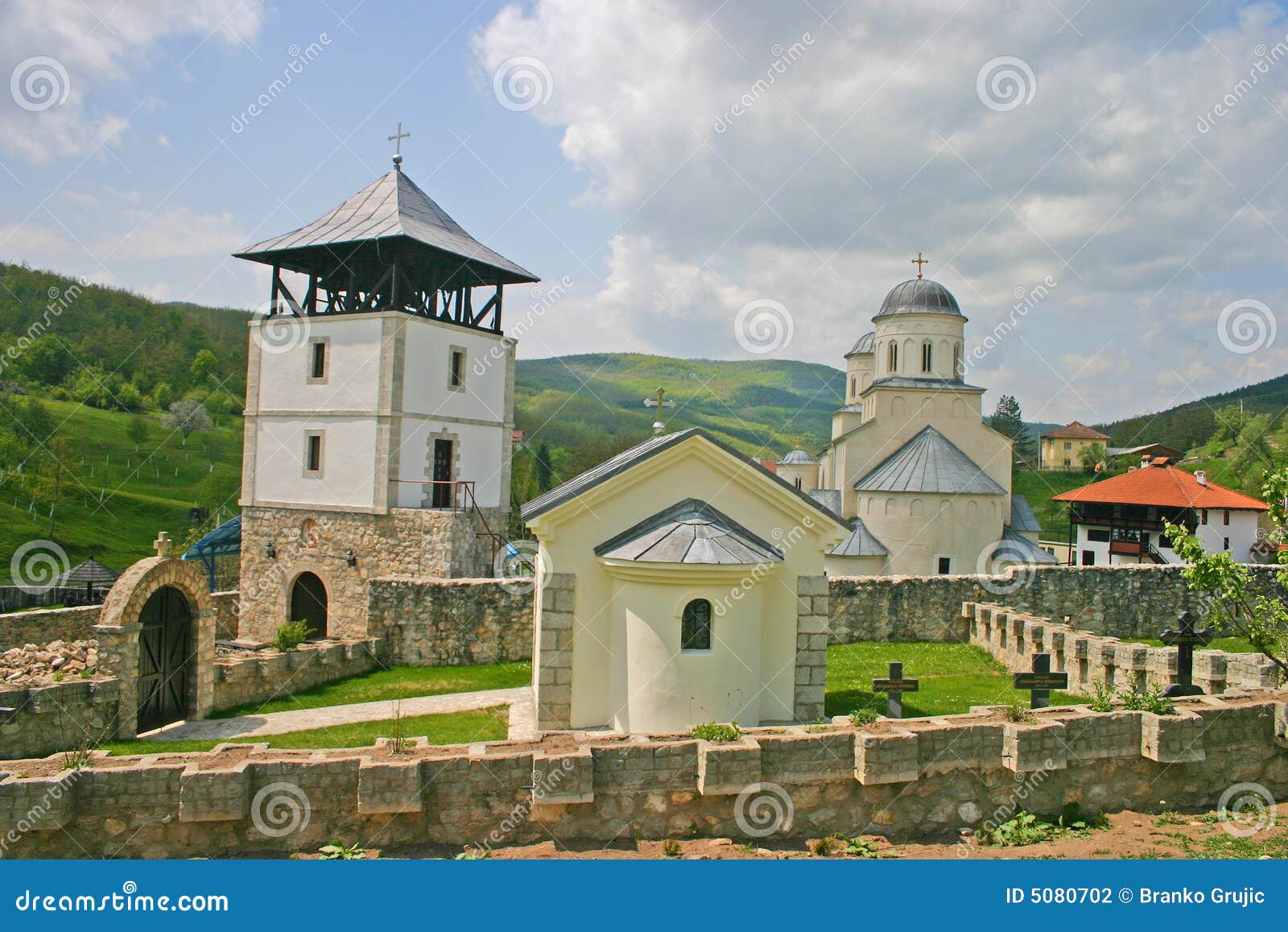 Orthodox monastery stock photo. Image of europe, serbia - 5080702