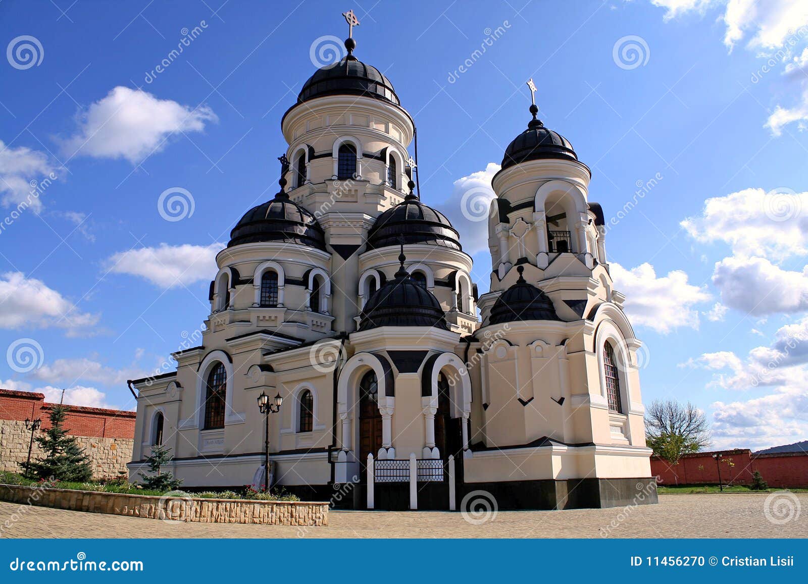 Orthodox Monastery Capriana in Moldova Stock Photo - Image of building ...