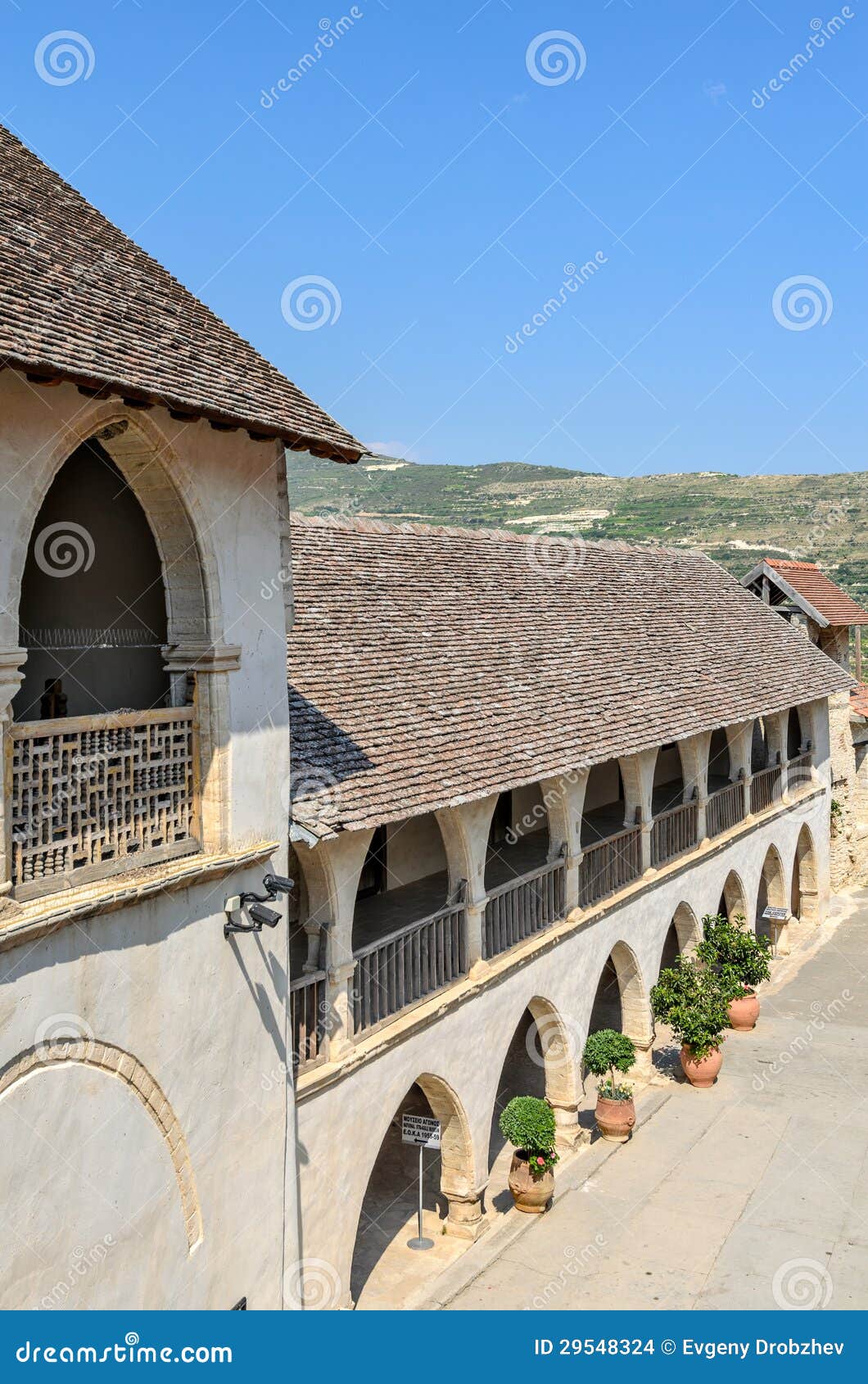 Orthodox Monastery on Cyprus Stock Photo - Image of indigenous, europe ...