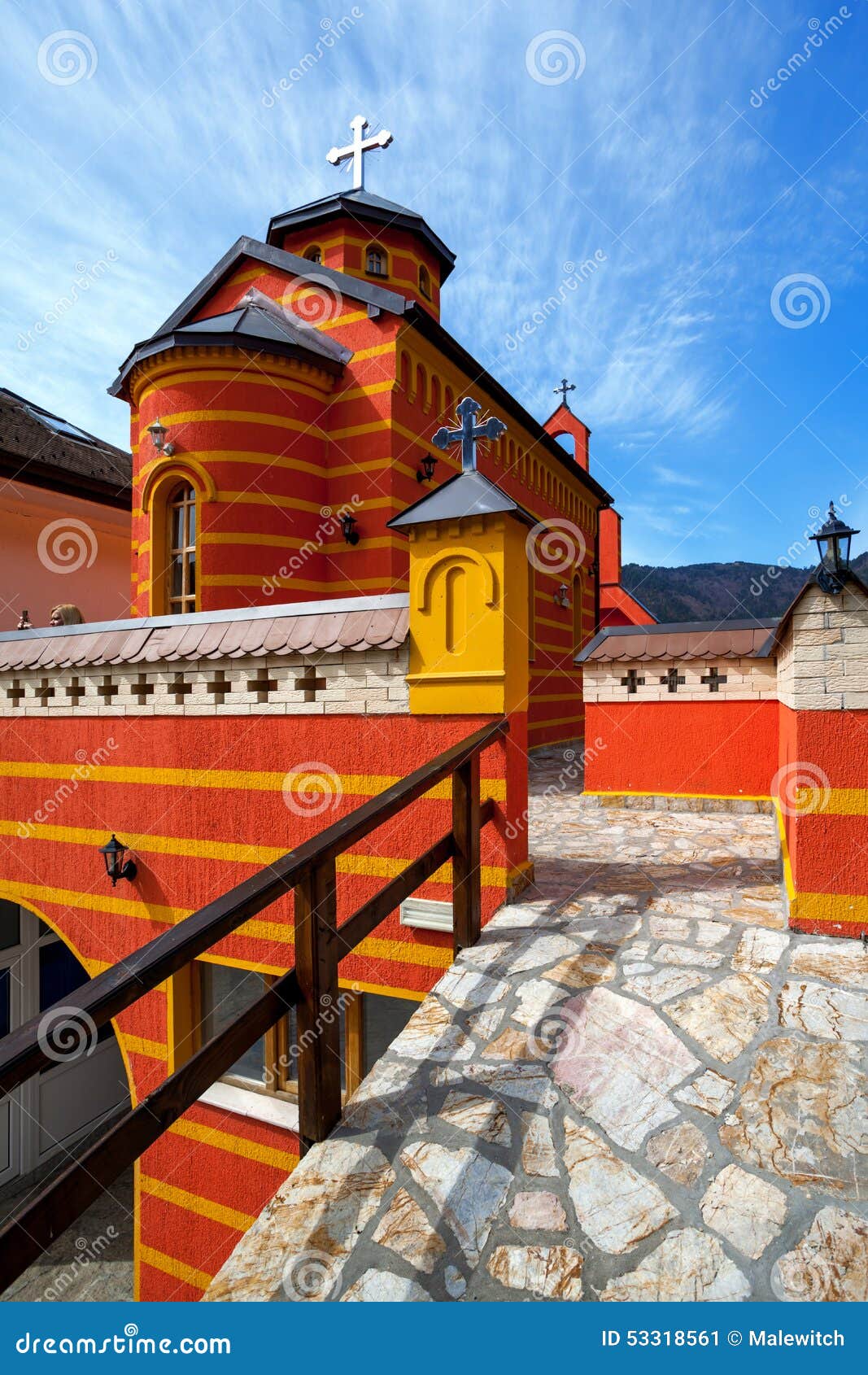 Orthodox monastery stock image. Image of beautiful, building - 53318561