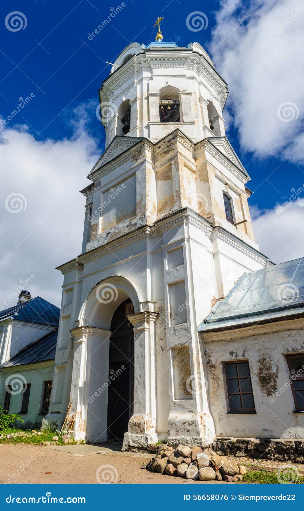 Orthodox Monastery stock photo. Image of lake, federation - 56658076