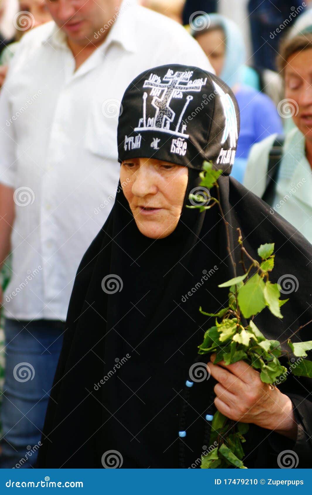 Orthodox People Celebrate a Pentecost Editorial Image - Image of priest ...