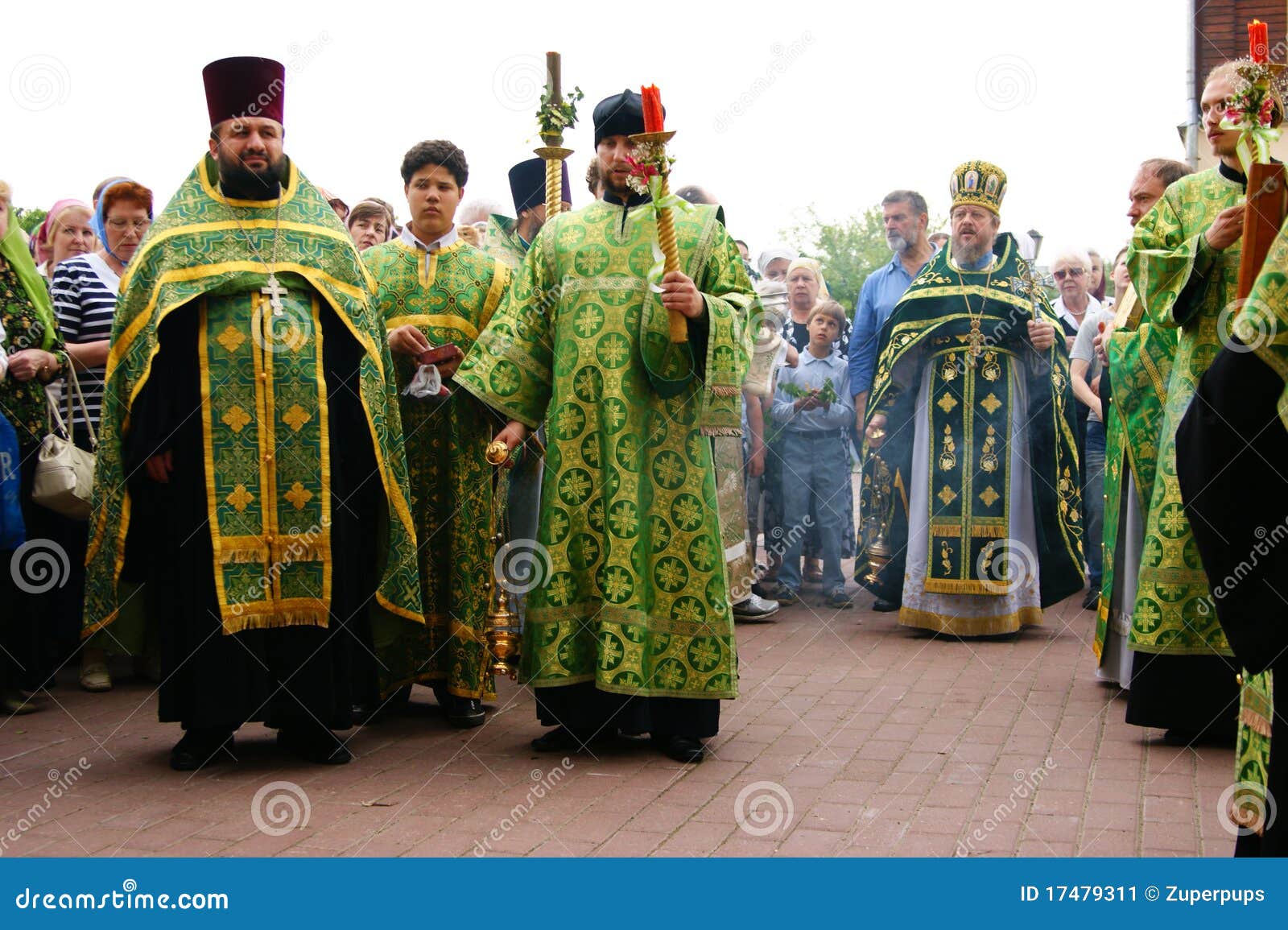 Orthodox People Celebrate a Pentecost Editorial Photo - Image of demure ...