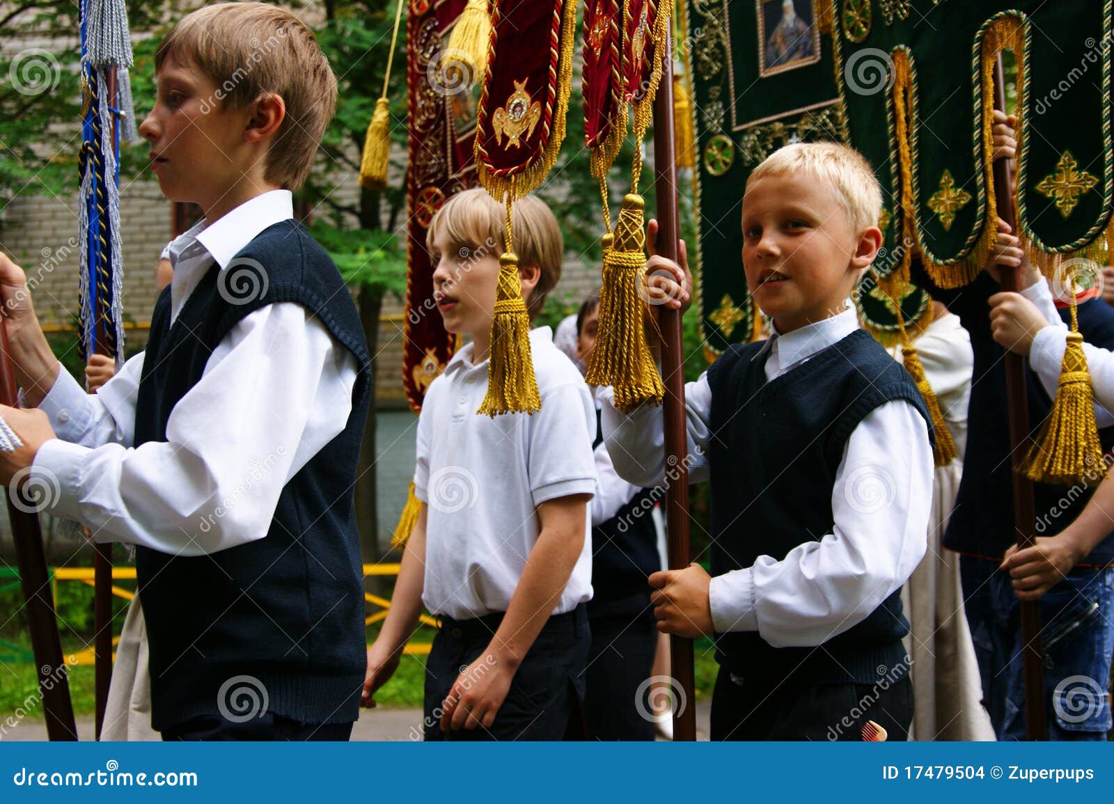 Orthodox People Celebrate a Pentecost Editorial Stock Image - Image of ...