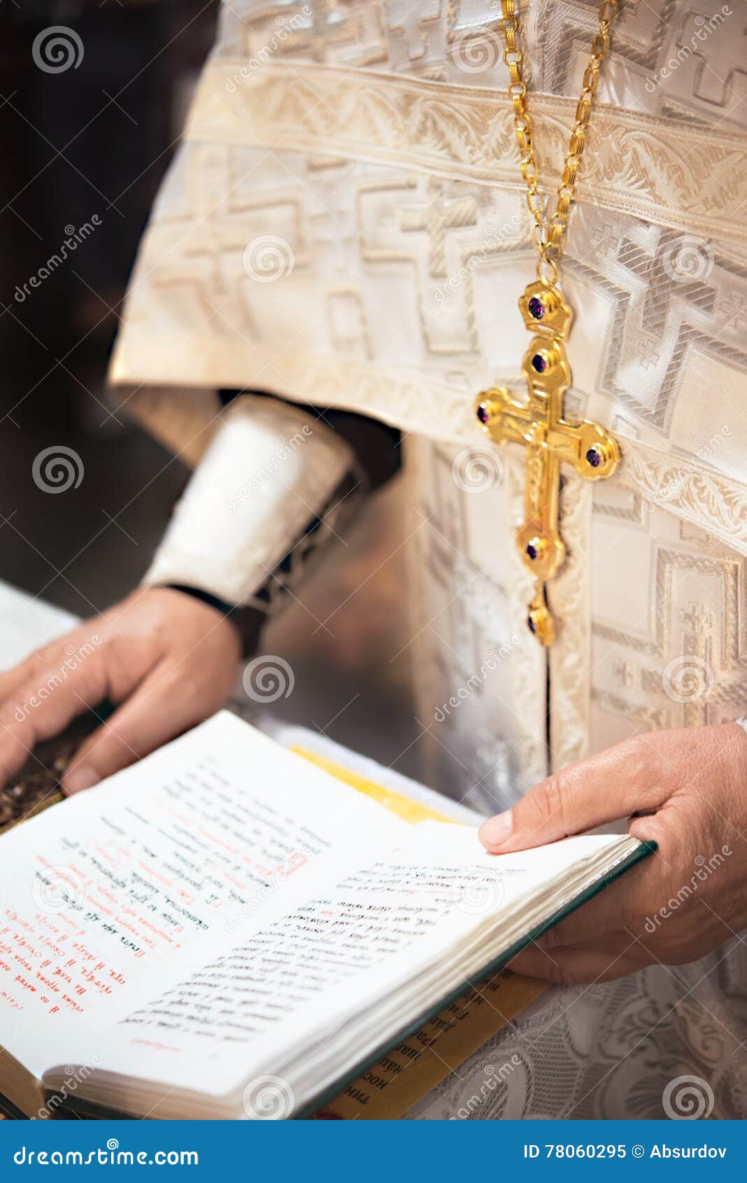 Priest Open Hands Arms Praying Stock Photo | CartoonDealer.com #129853902