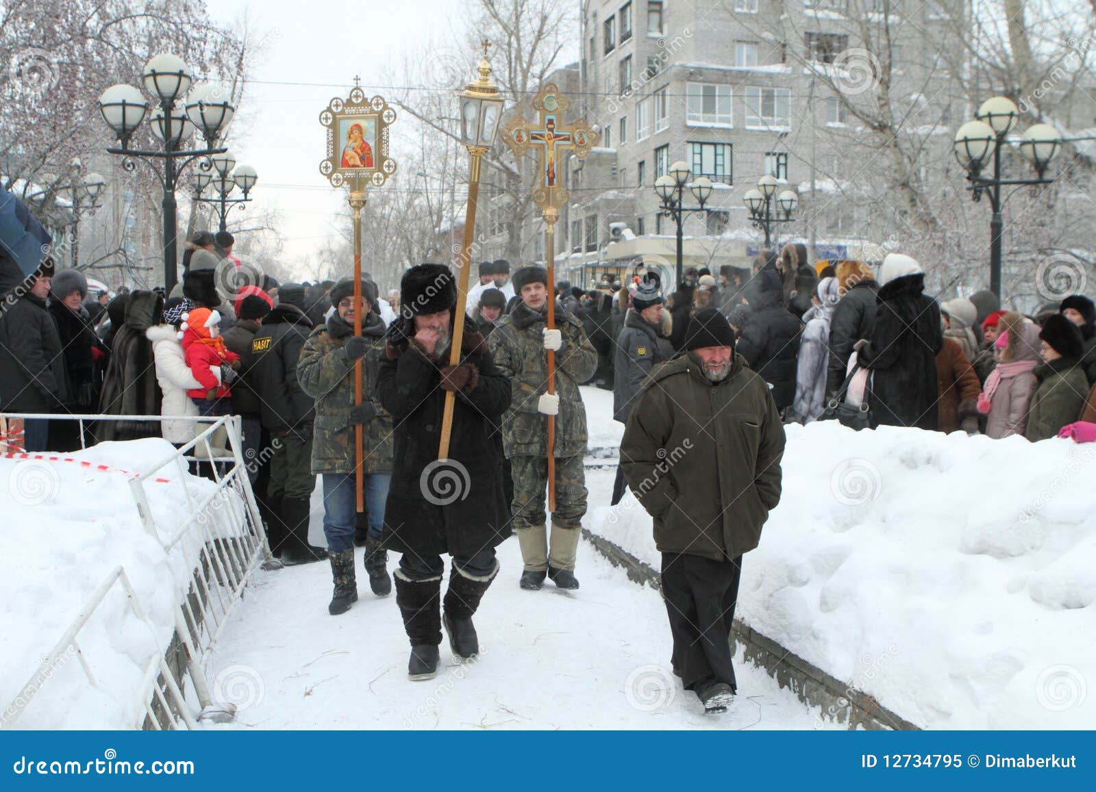 Orthodox Procession (Epiphany) Editorial Image - Image of ceremony ...
