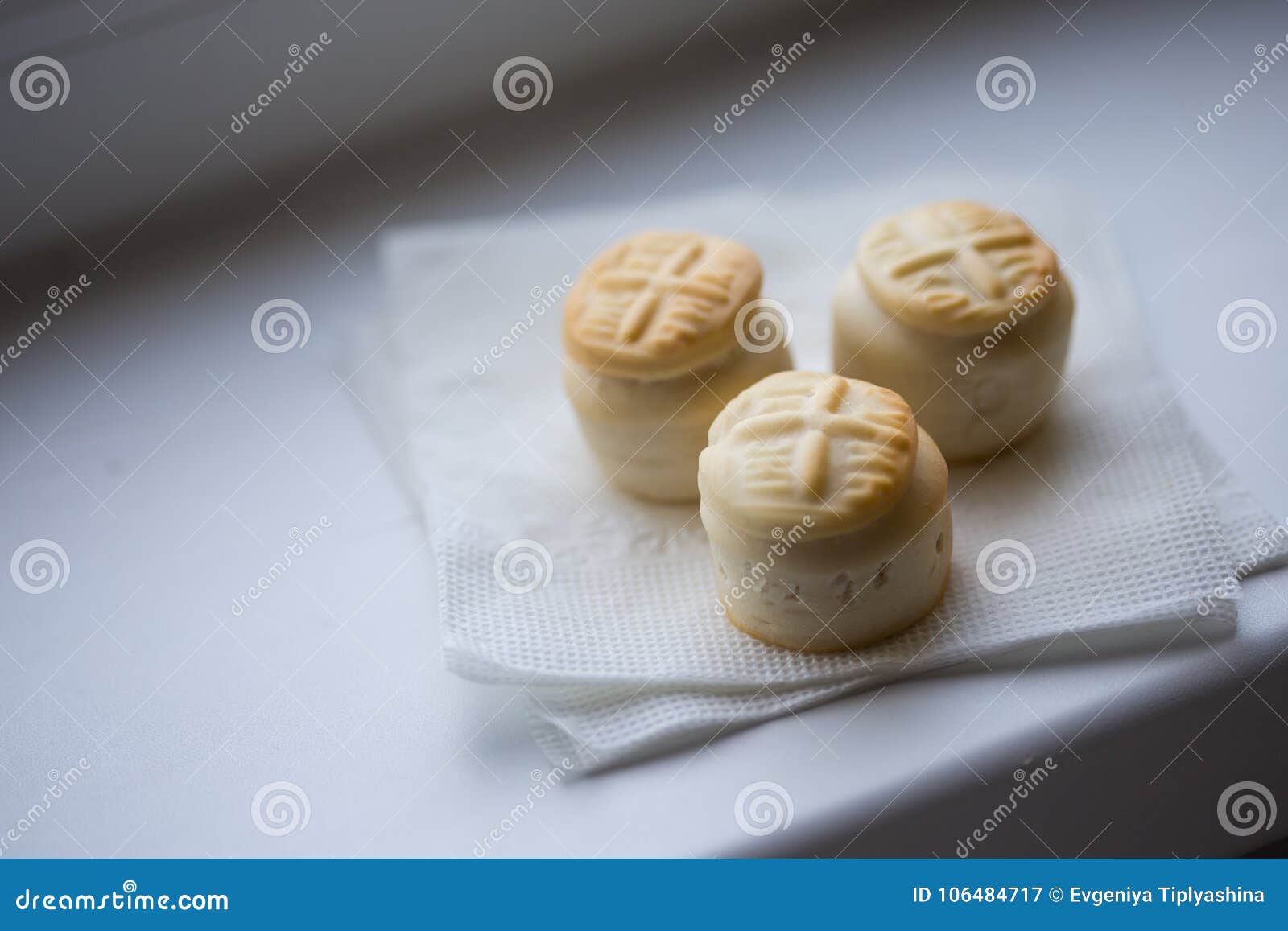 Orthodox Prosphora on a Napkin Stock Image - Image of church, symbol ...