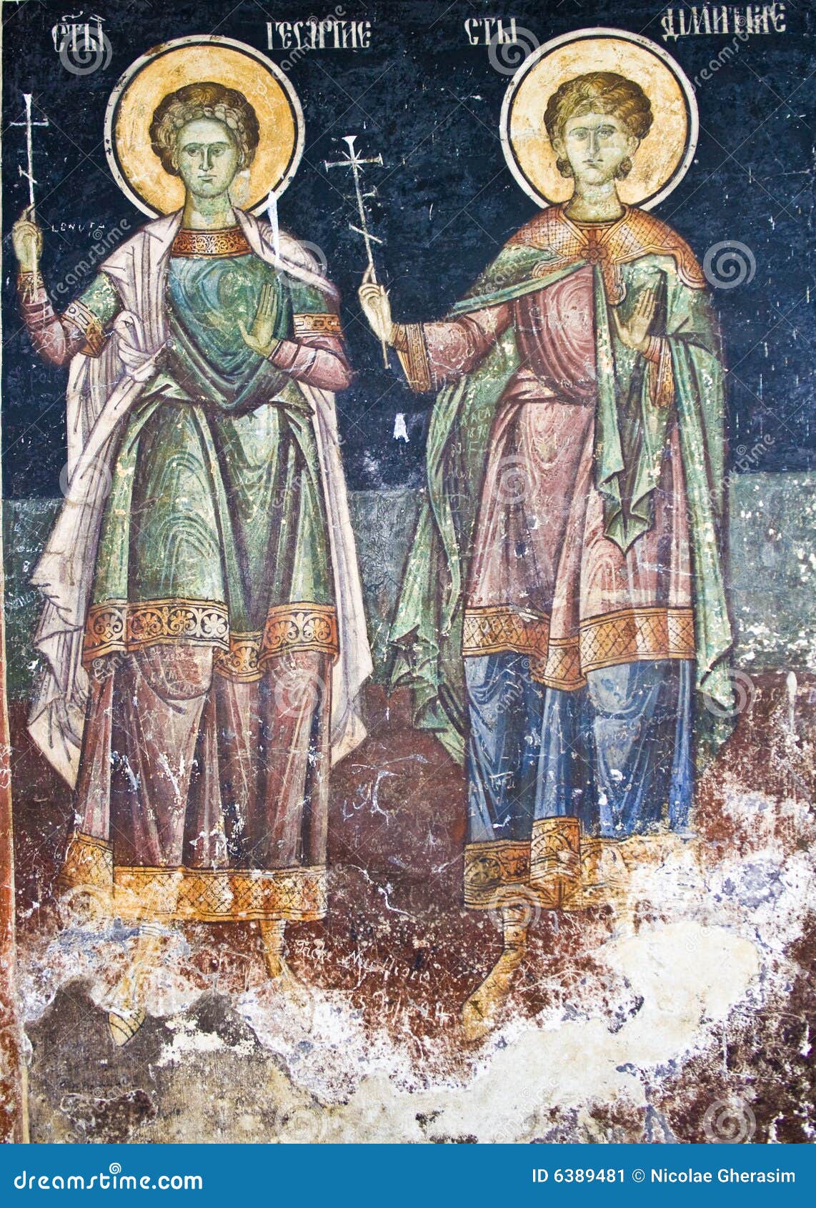 Orthodox Religious Painting Stock Image - Illustration of religion ...