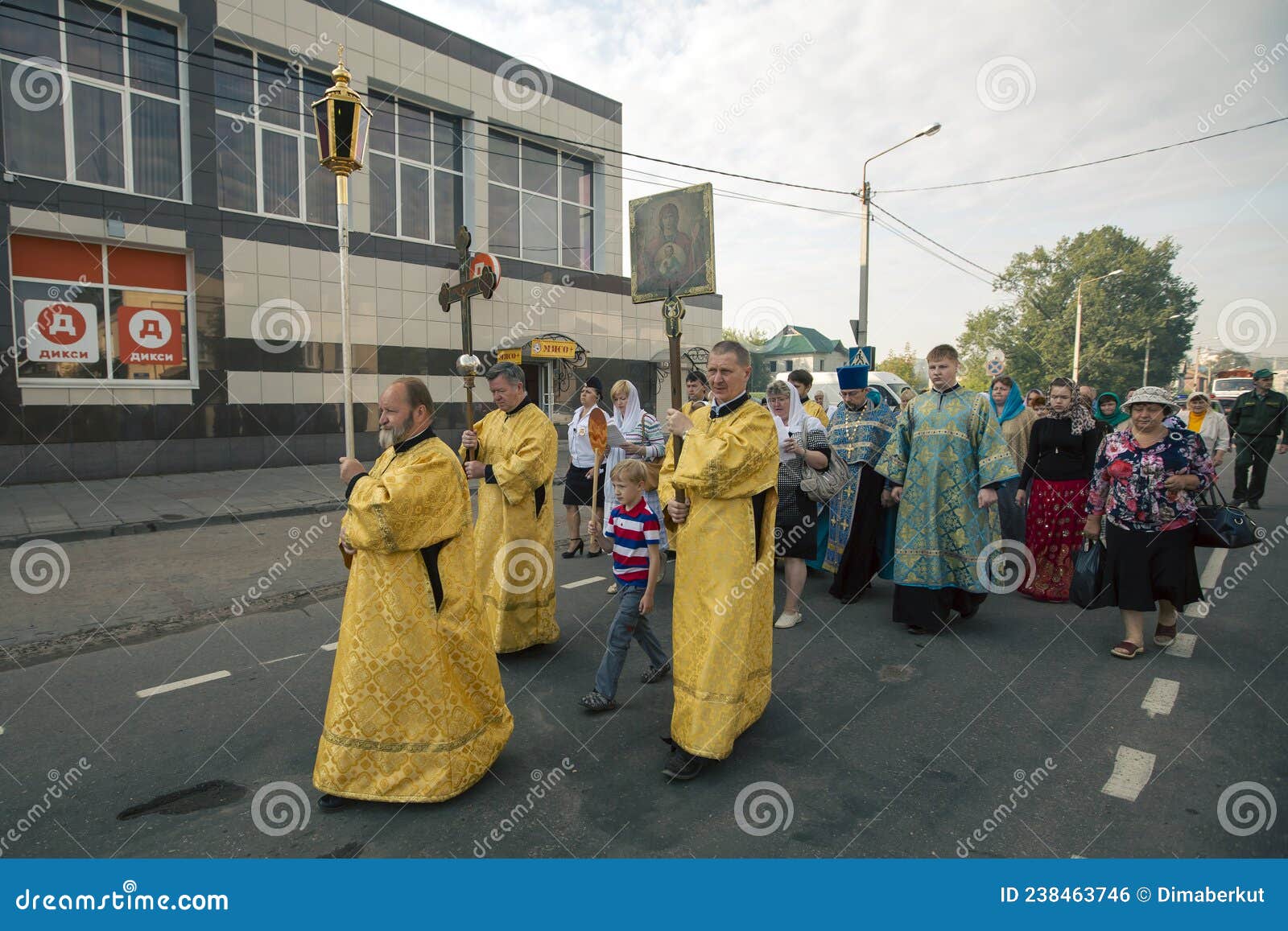 Orthodox Religious Procession in Russia Editorial Photo - Image of ...