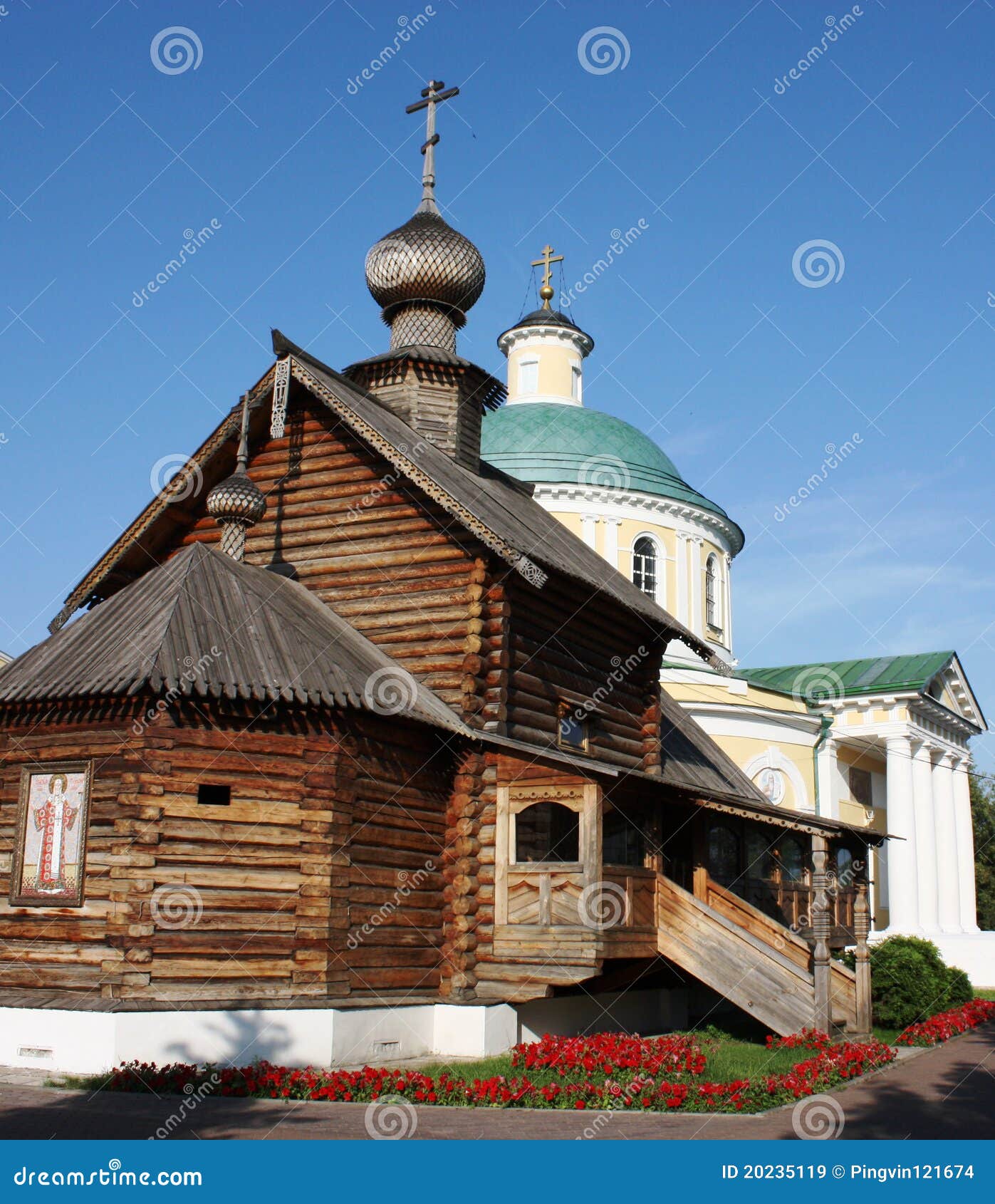 Orthodox Temple Complex in Kosino, Moscow Stock Image - Image of ...