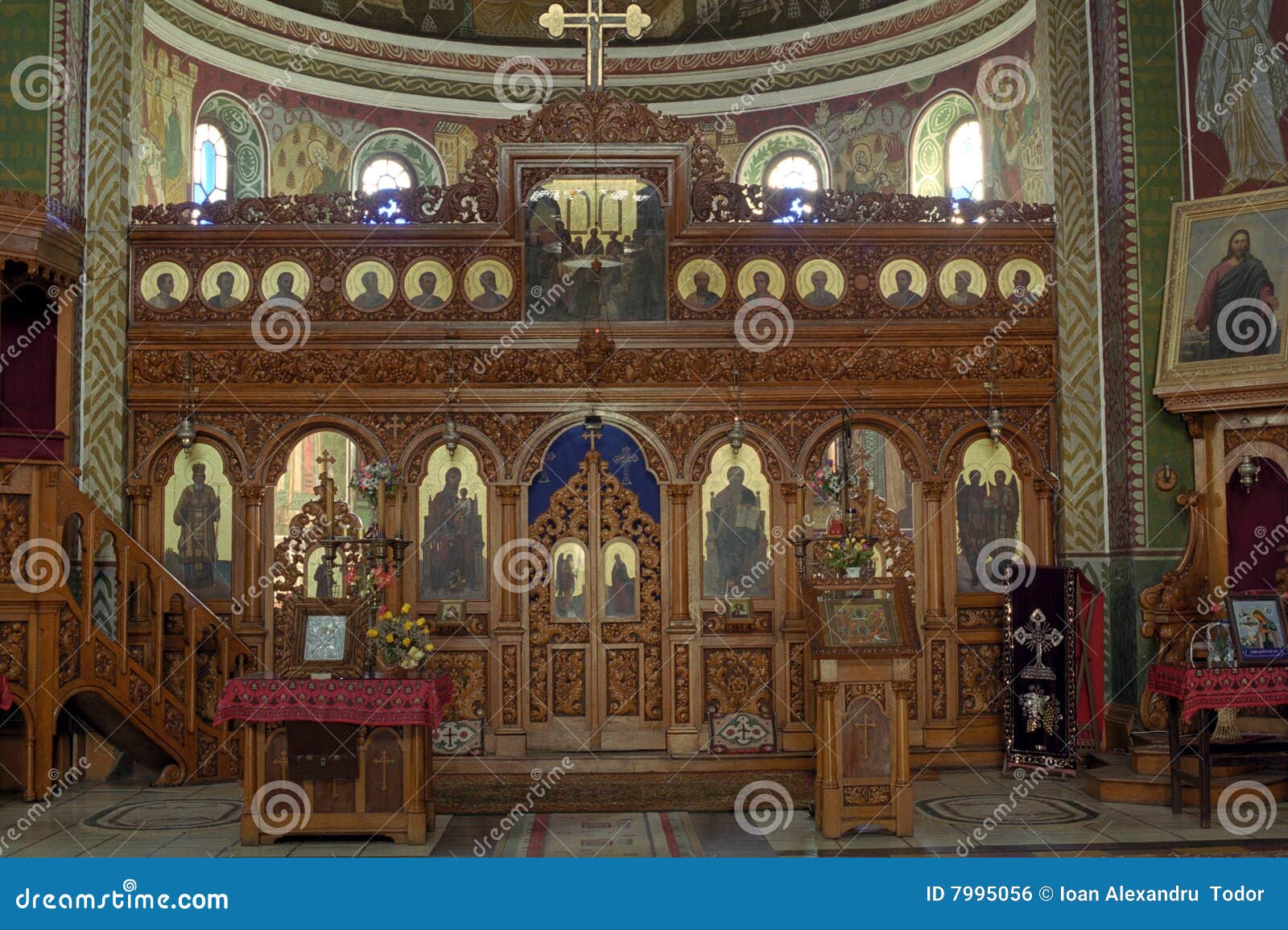 Orthodoxe Kirche Nach Innen Stockfoto - Bild von innere ...
