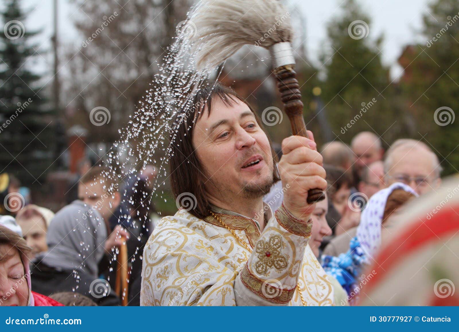 Orthodoxe Priester Tijdens Ceremonie Redactionele Fotografie - Image of ...
