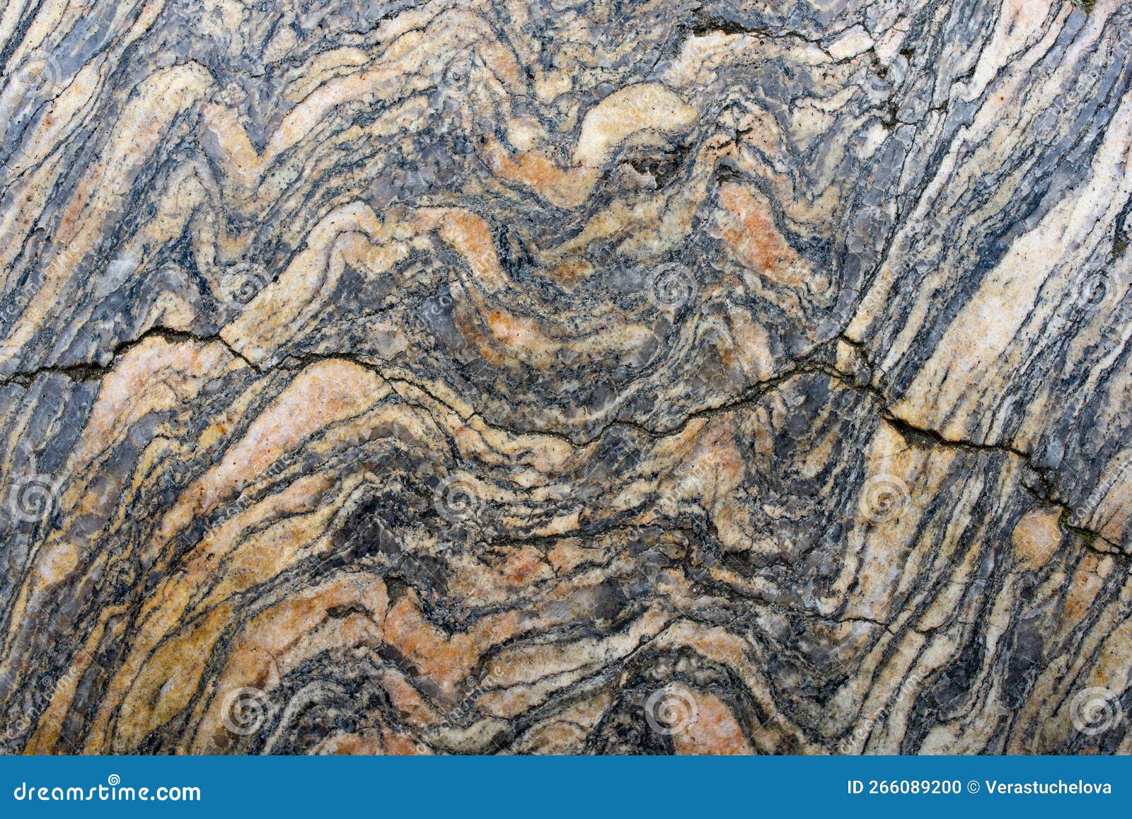 The Orthogneiss, Granite Stone with Visible Details Stock Photo - Image ...