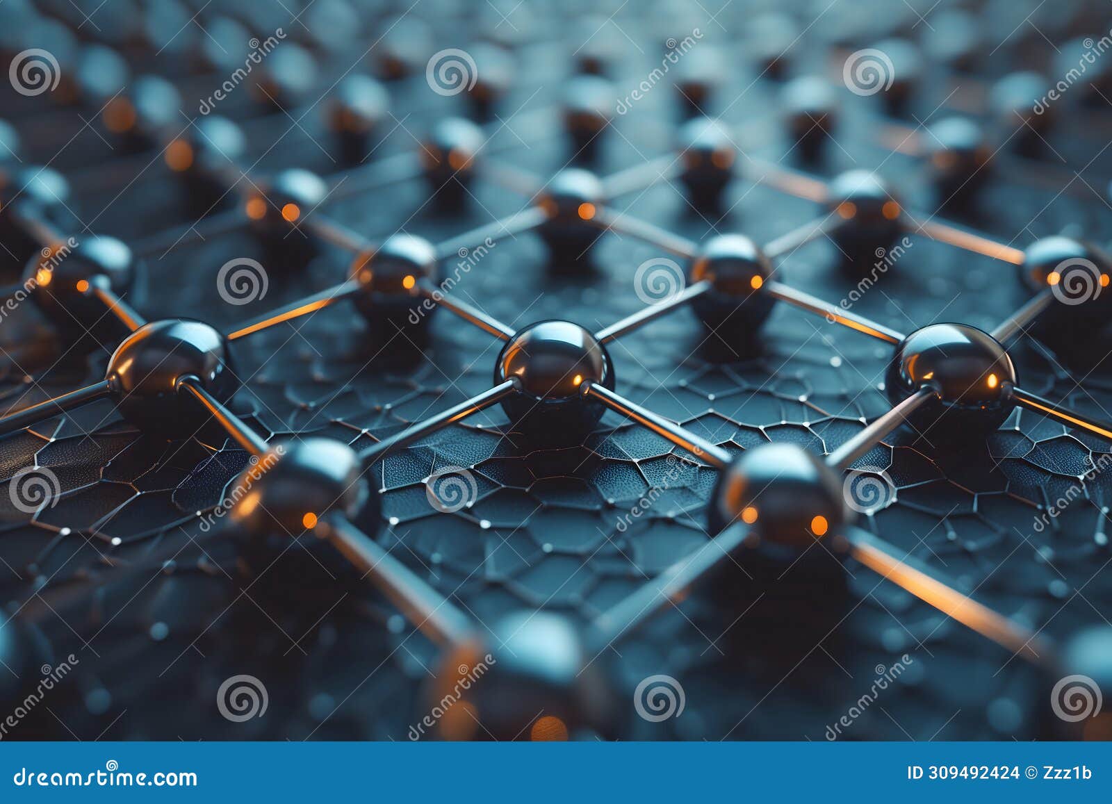 Orthogonal Grid Pattern of Molecular Structure Stock Photo - Image of molecular, flat: 309492424