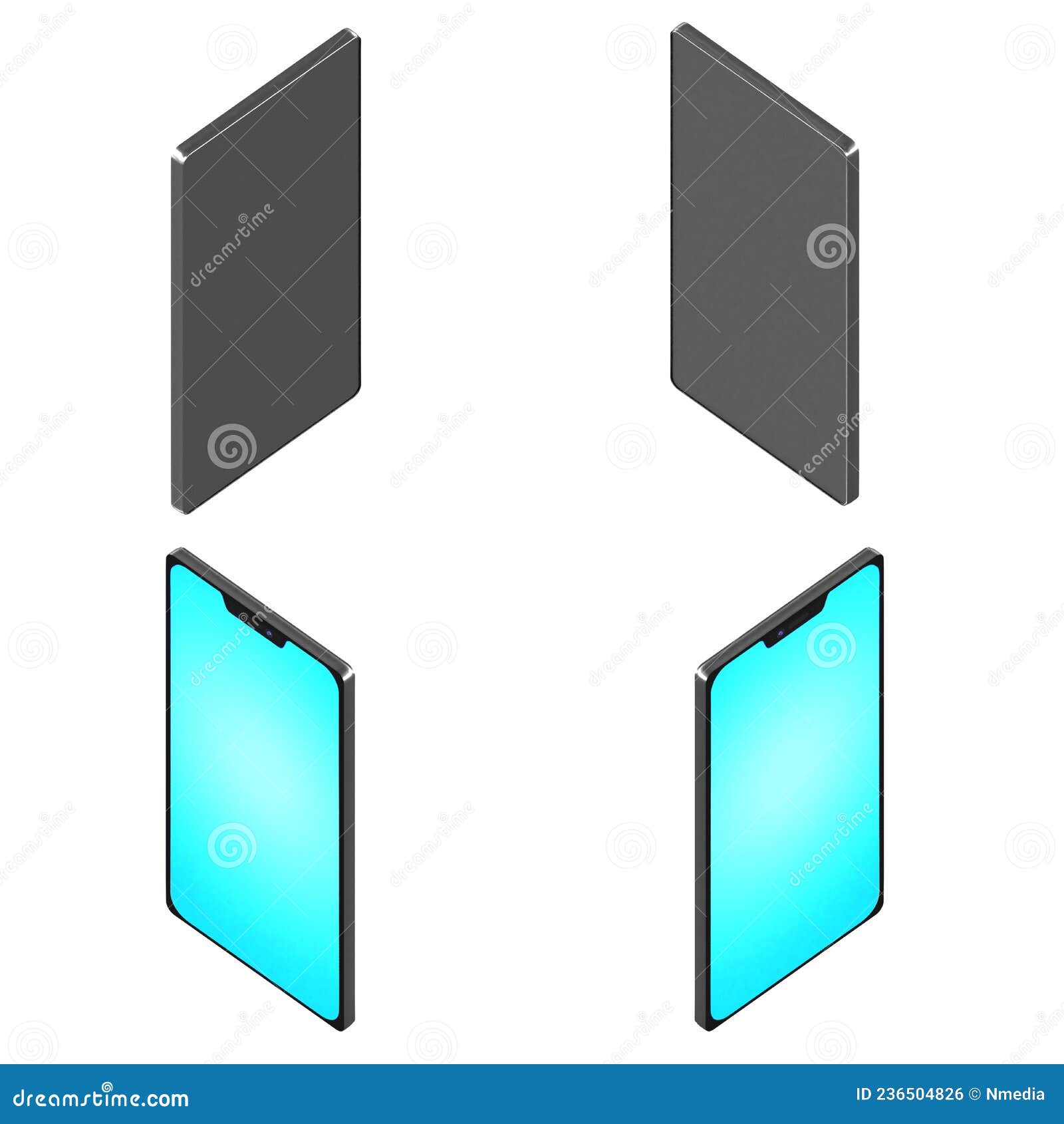 Isometric Smart phone stock illustration. Illustration of gadgets ...