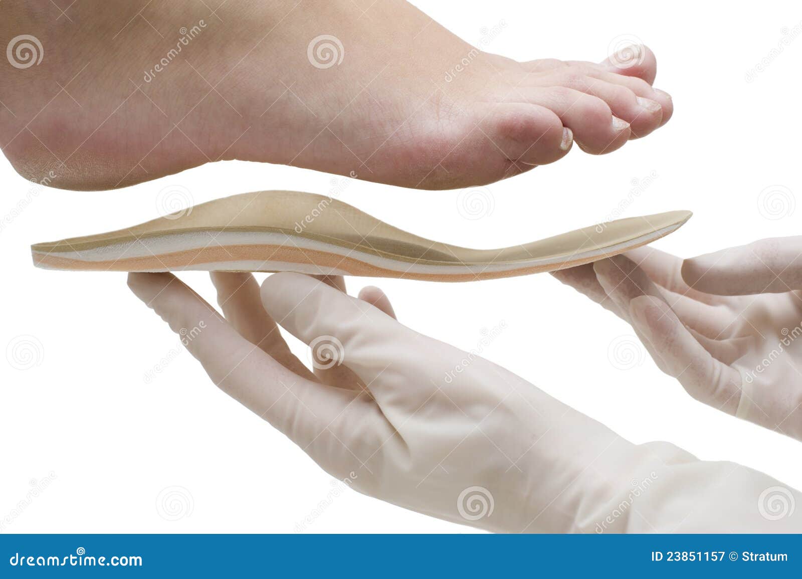 Orthopedic insoles stock image. Image of examination - 23851157