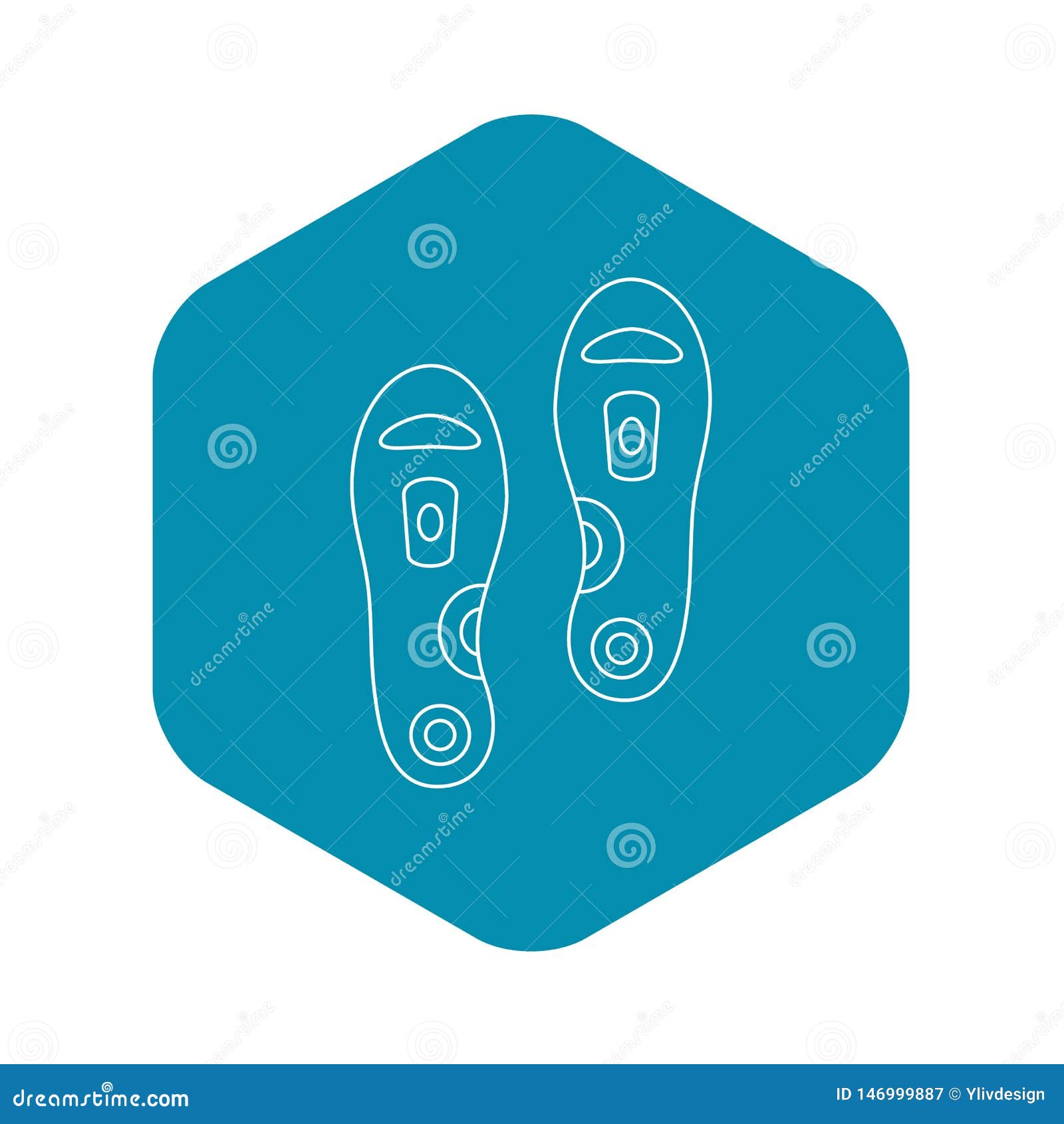 Orthopedic Insoles Icon, Outline Style Stock Vector - Illustration of ...