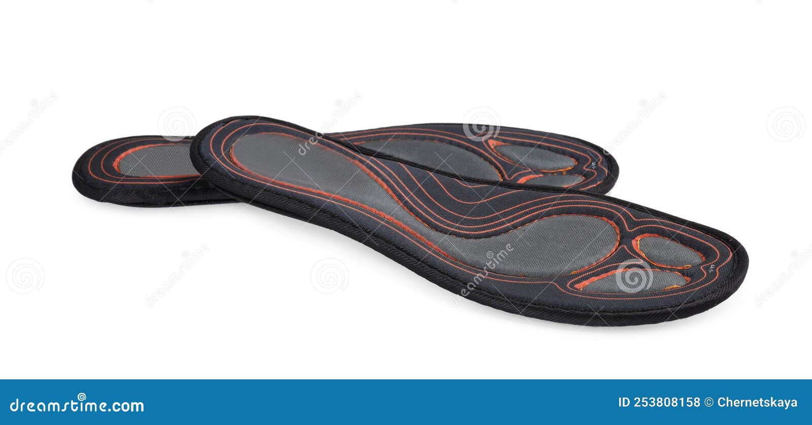 Orthopedic Insoles for Shoes on White Background Stock Photo - Image of ...