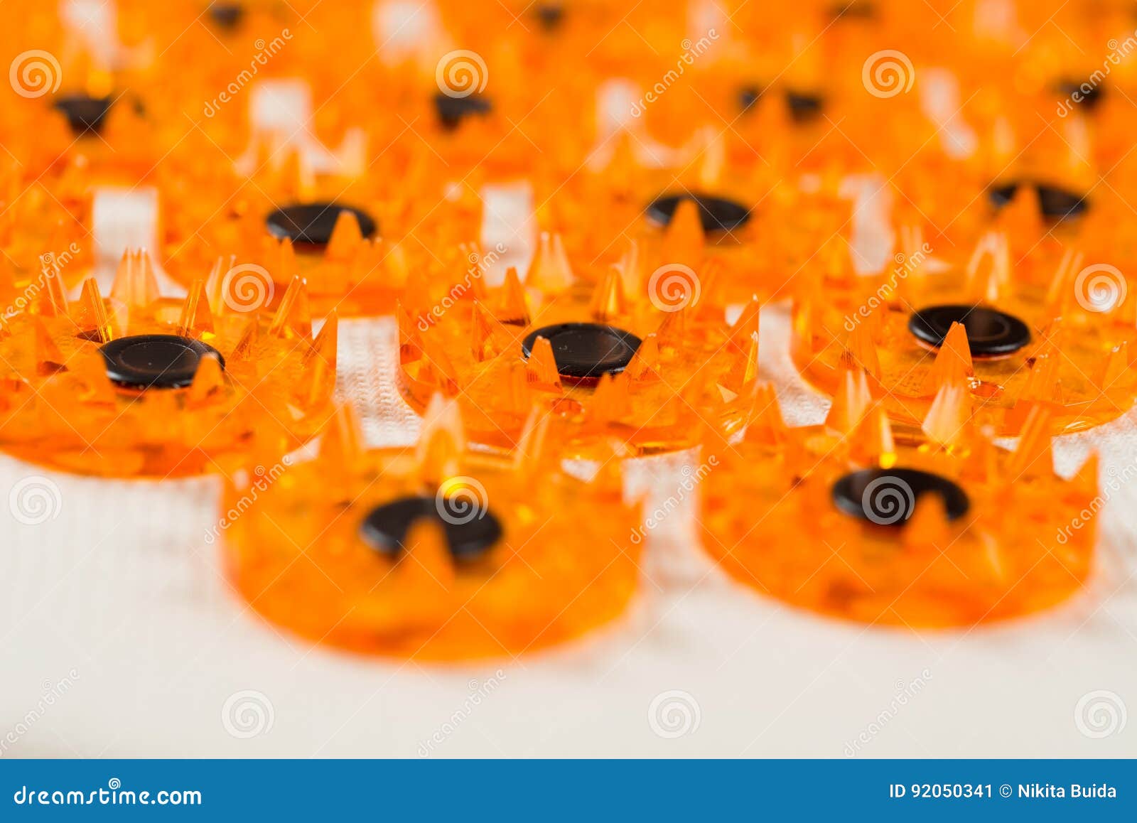 Orthopedic Mat with Sharp Spikes Stock Image - Image of orthopedic ...