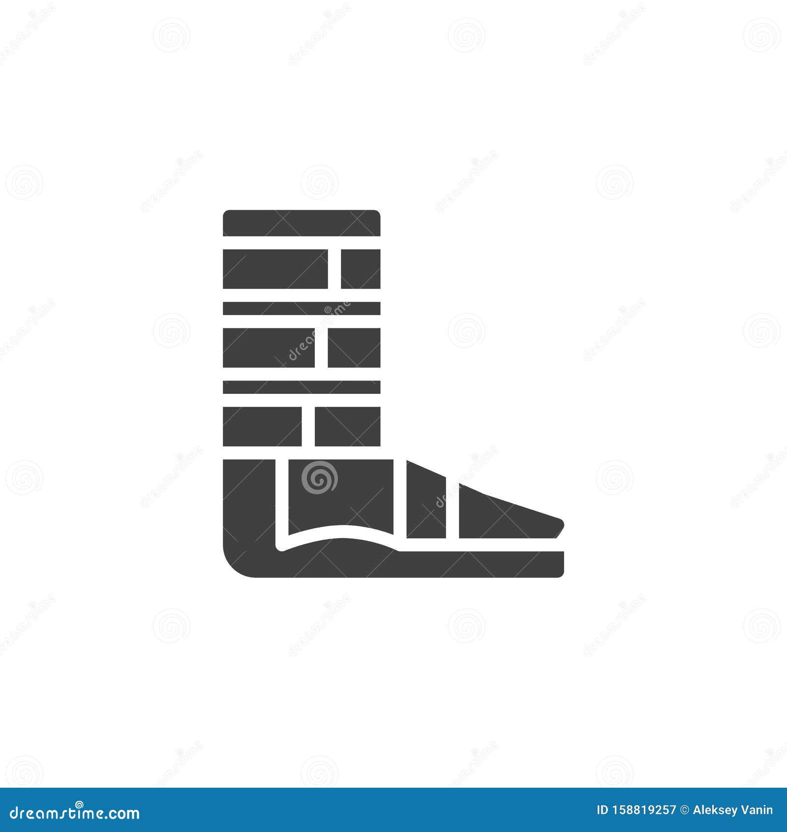 Orthopedic Support for Ankle Vector Icon Stock Vector - Illustration of ...