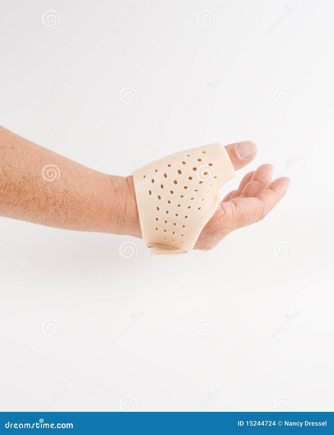 Orthosis Van De Duim, Medische Steun Stock Foto - Image of lichaam ...