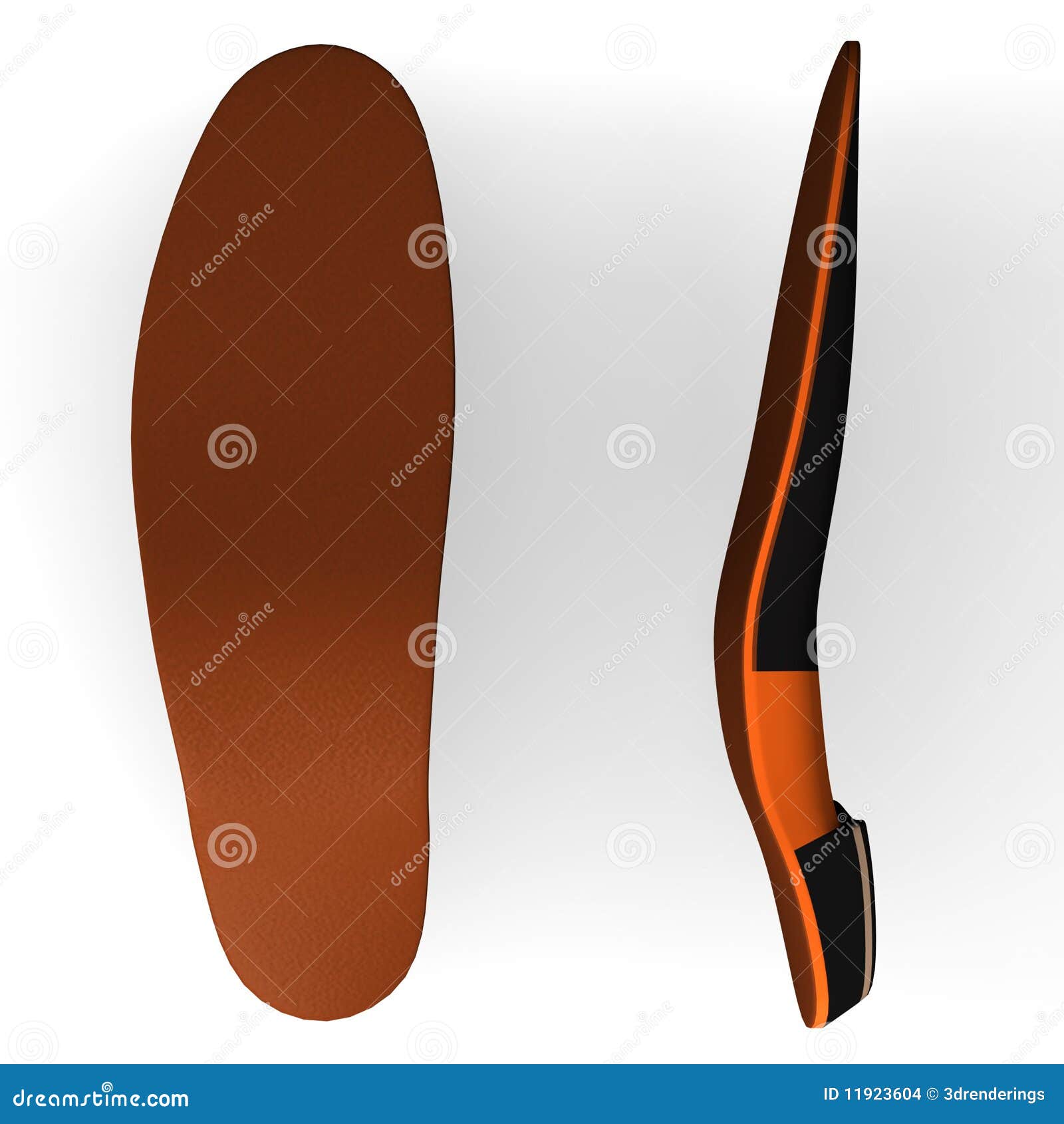 Orthotic Shoe And Insoles Vector Illustration | CartoonDealer.com ...