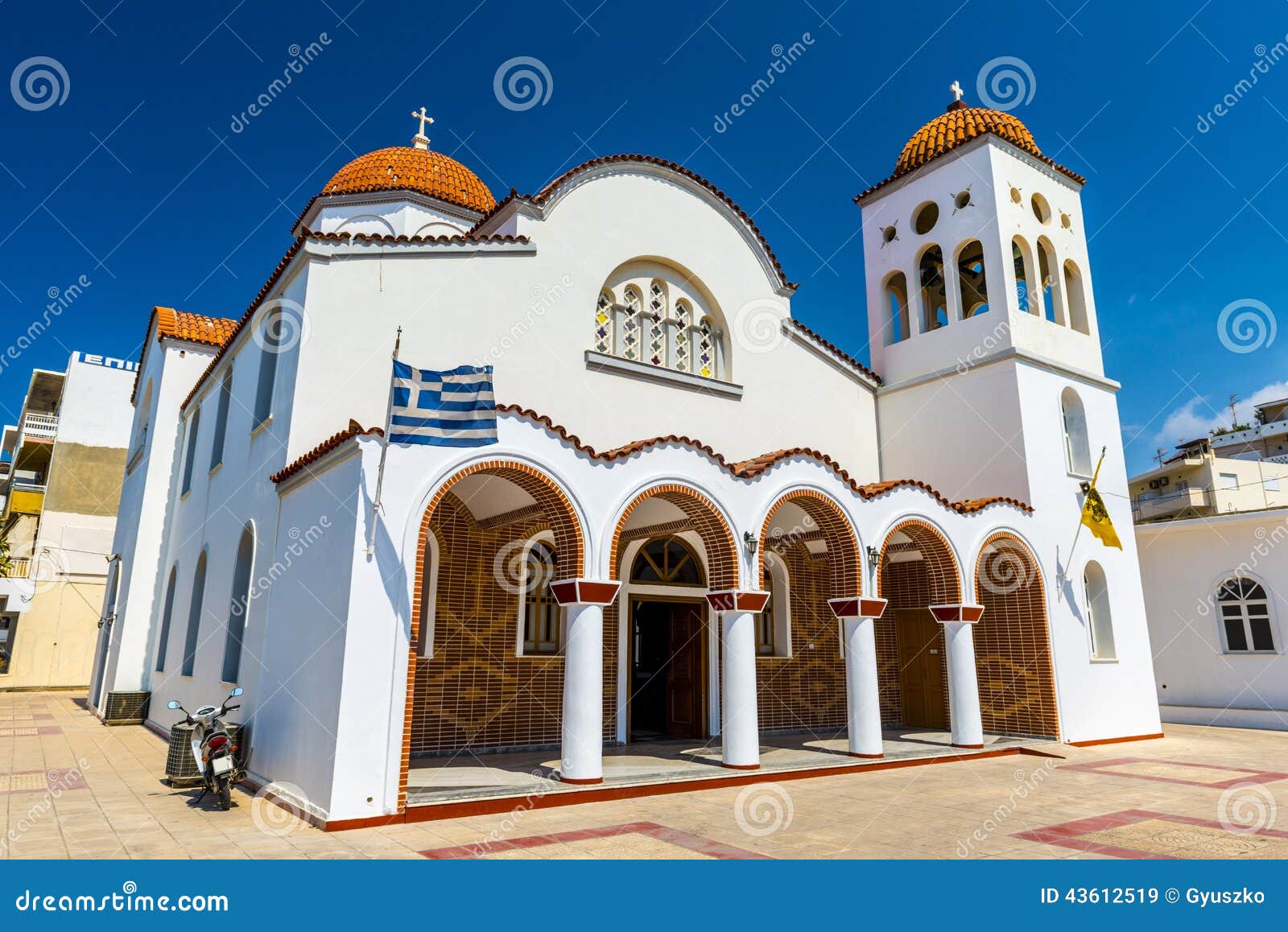 Ortodox Kyrka I Kreta, Grekland Fotografering för Bildbyråer - Bild av ...